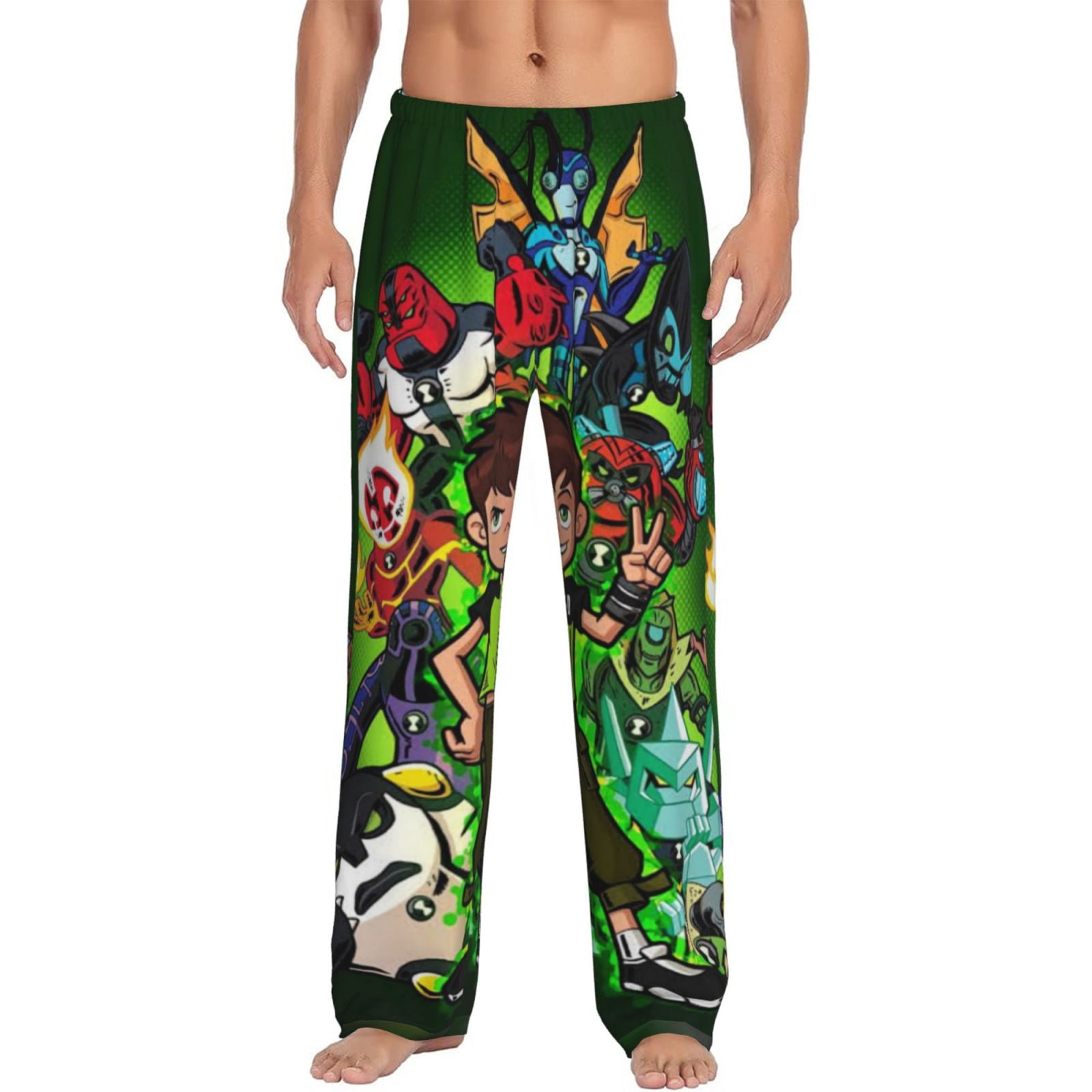 Ben 10 Pajama Pants Drawstring Elastic Waistband Loungewear Comfy ...