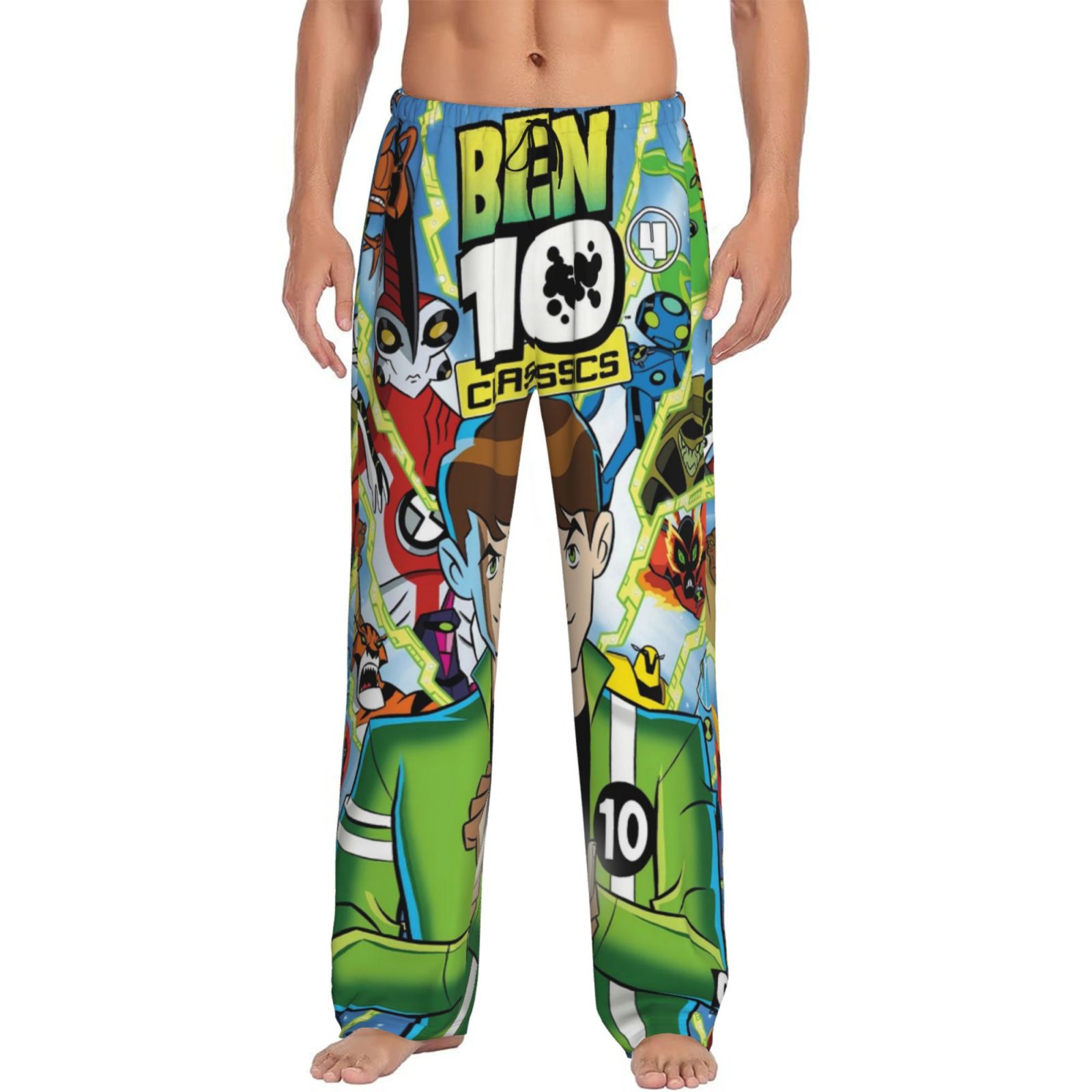 Ben 10 Pajama Pants Drawstring Elastic Waistband Loungewear Comfy ...