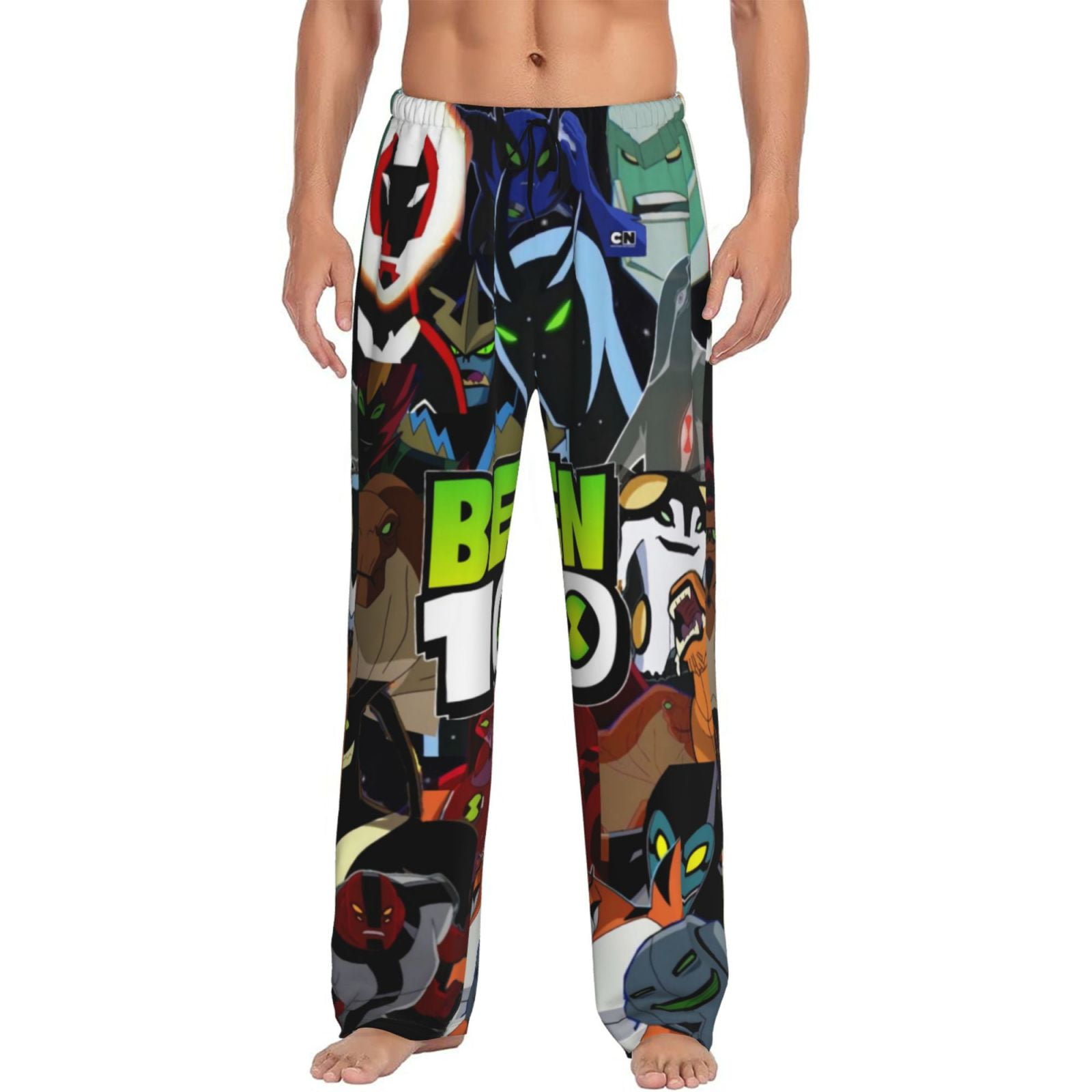 Ben 10 Pajama Pants Drawstring Elastic Waistband Loungewear Comfy Separate Bottoms Sleep PJ ...