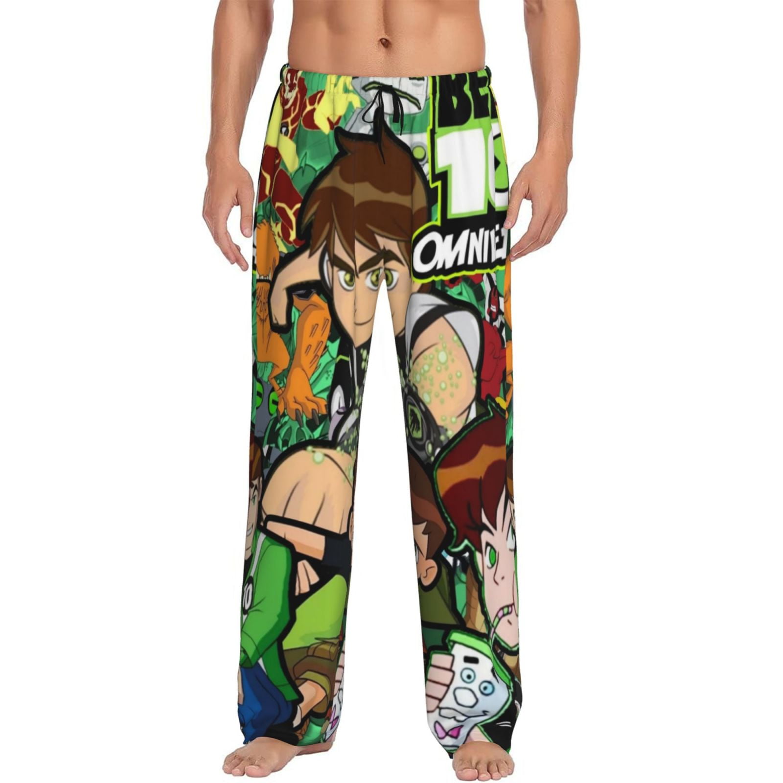 Ben 10 Pajama Pants Drawstring Elastic Waistband Loungewear Comfy Separate Bottoms Sleep PJ ...