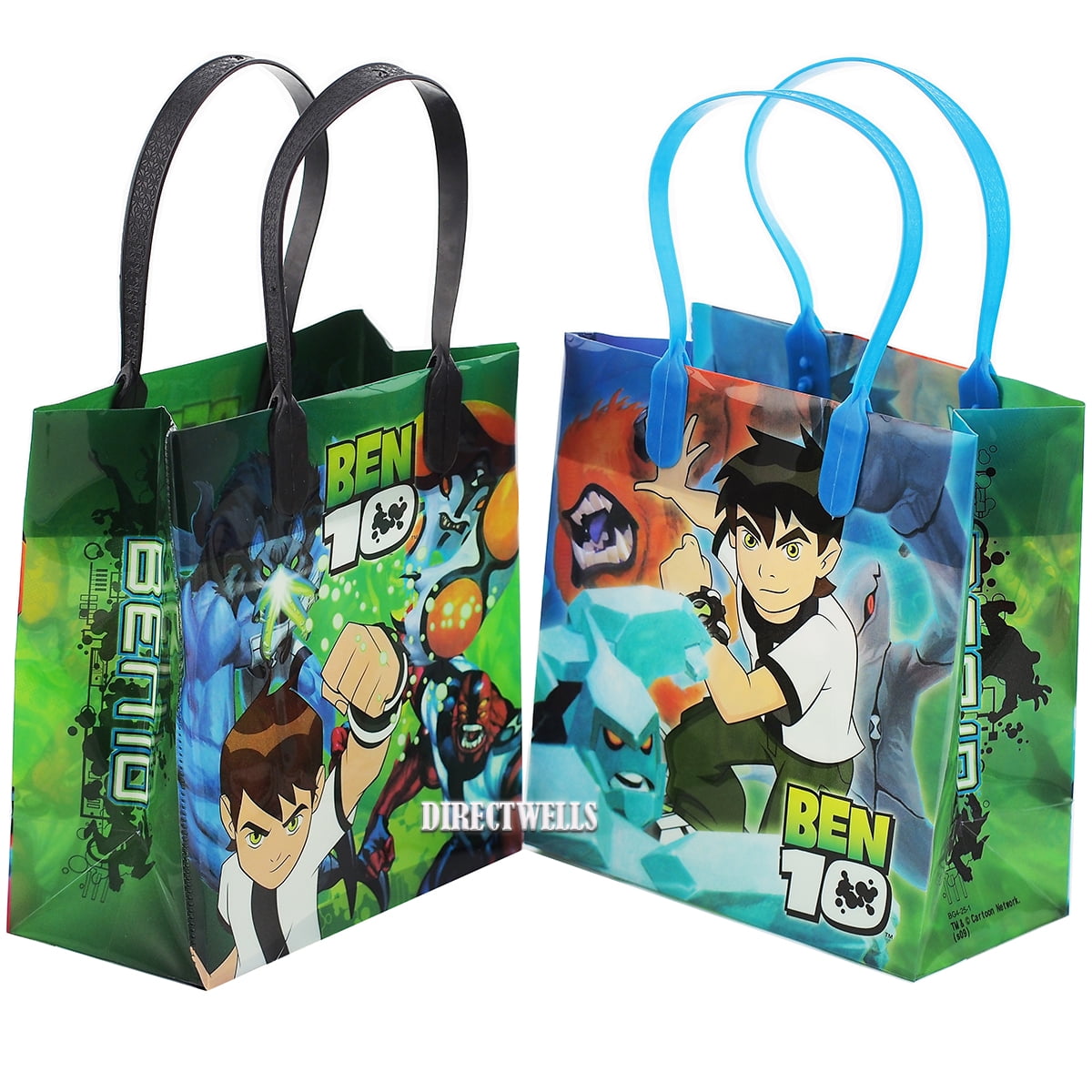 Ben 10 Party Supplies Favors 12 Reusable Goodie Small Gift Bags 6 ...