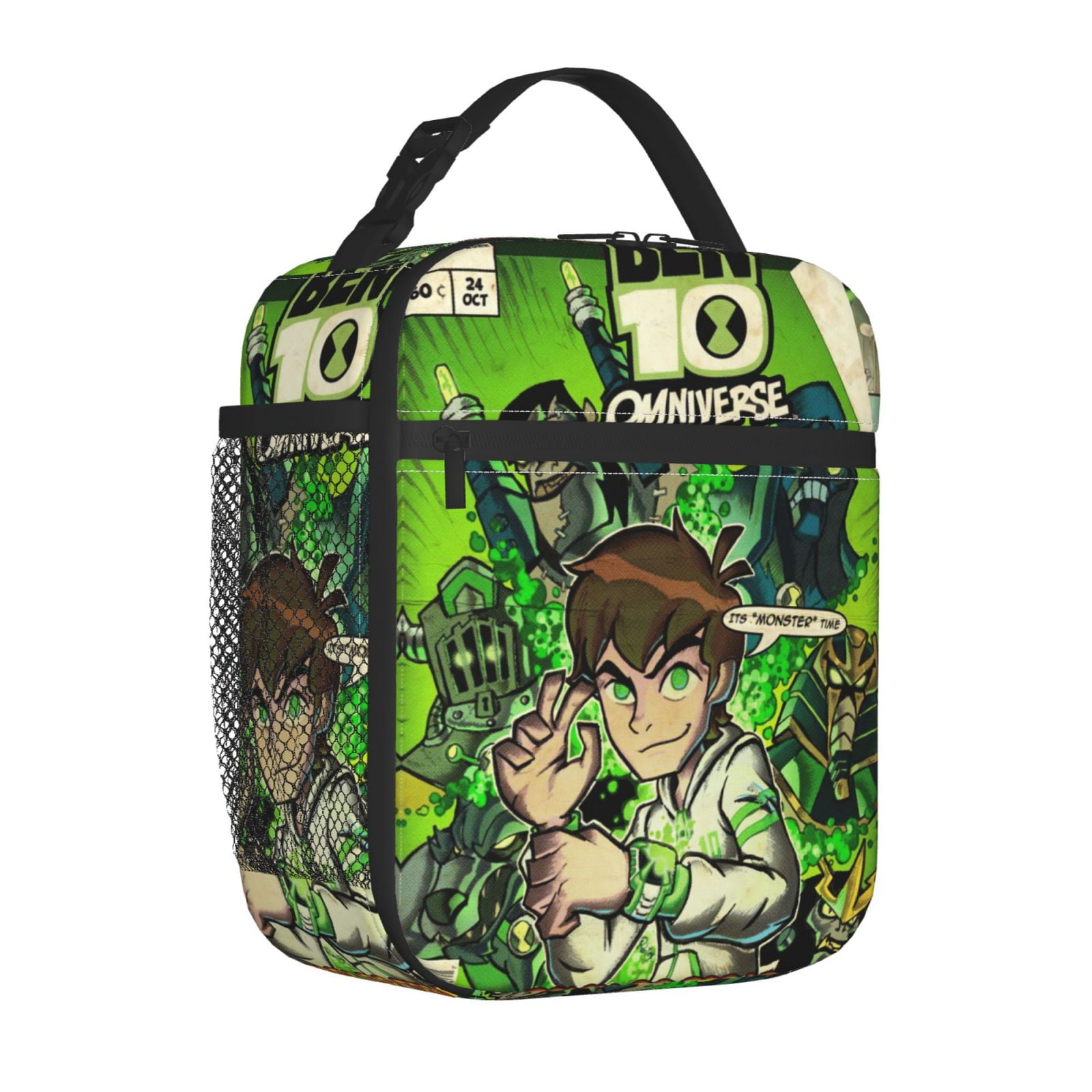 Ben 10 Portable Insulated Lunch Bag - Leakproof Thermal Handheld Tote ...