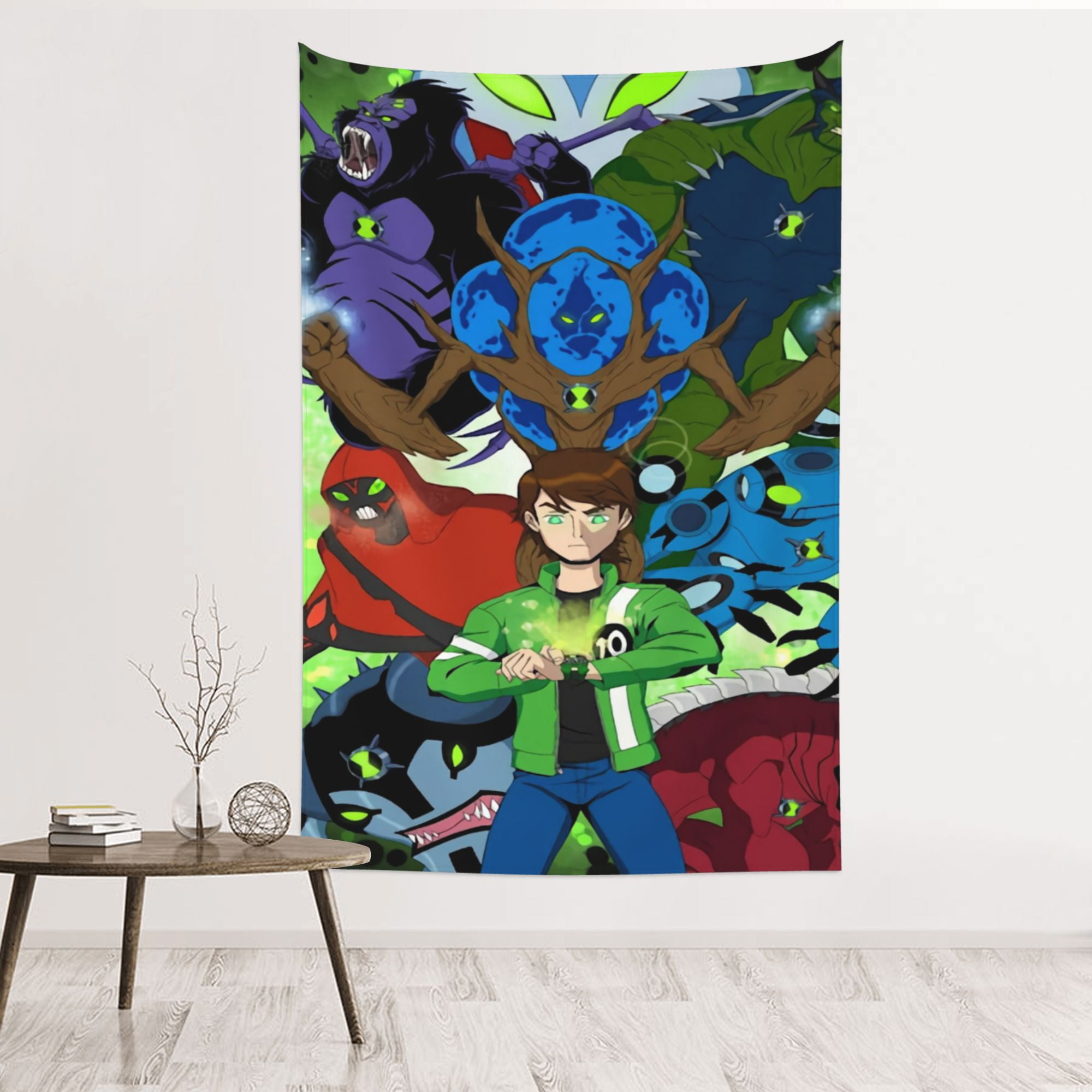 Ben 10 Tapestry Aesthetic Wall Hanging for Living Room Bedroom Art ...
