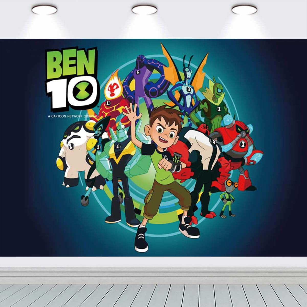 Ben 10 school Poster Wall Decor Birthday Banner Backdrop Background ...