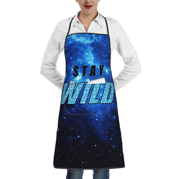 Ben Aze1 Art Stay Leopard Wild Aprons Waterproof Adjustable Aprons Bib ...