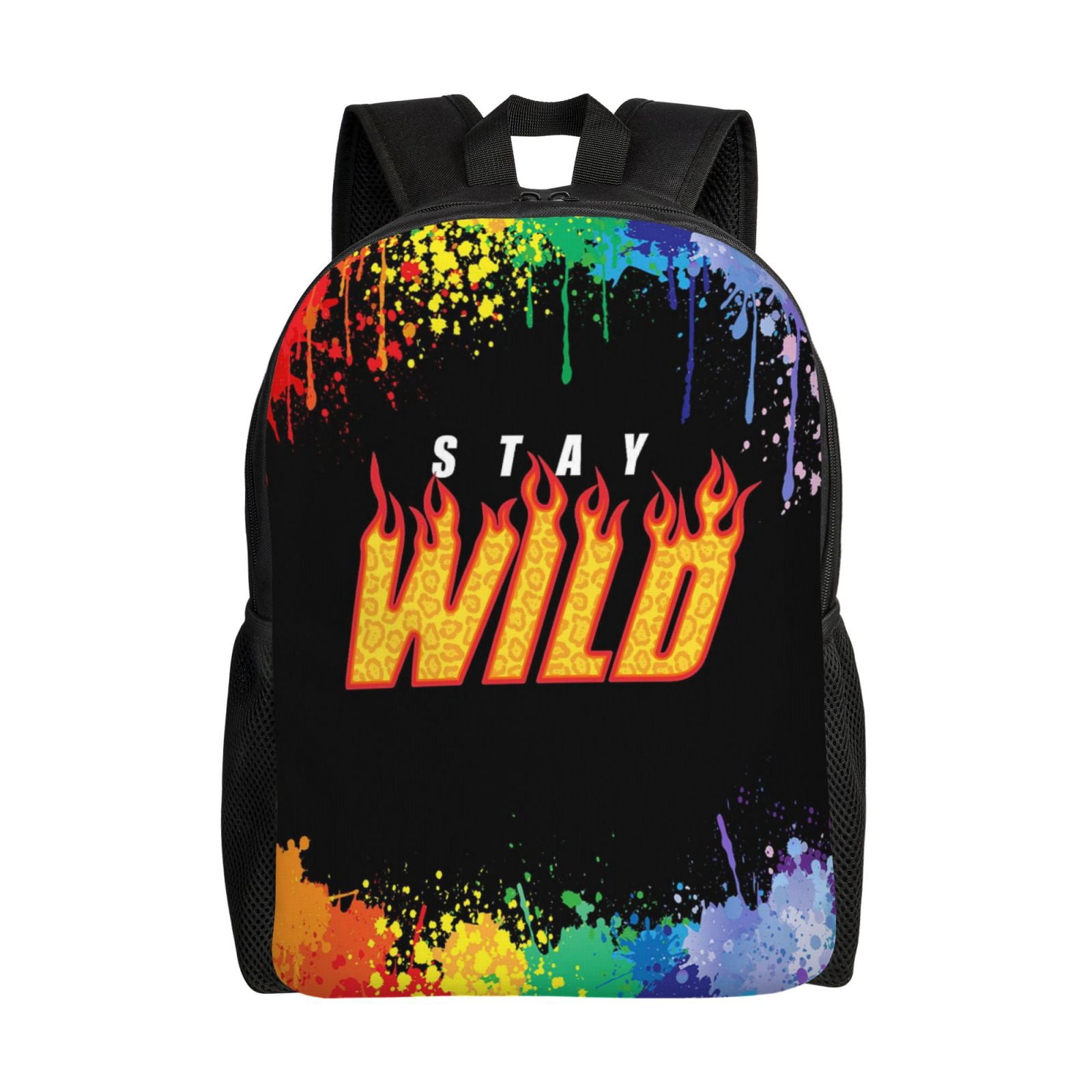 Ben Aze1 Art Stay Leopard Wild Backpack 16 Inch Bookbag Travel Laptop ...