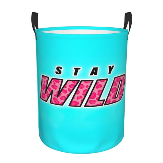 Ben Aze1 Art Stay Leopard Wild Laundry Basket with Handle Waterproof ...