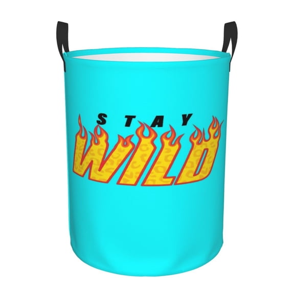 Ben Aze1 Art Stay Leopard Wild Laundry Basket with Handle Waterproof ...