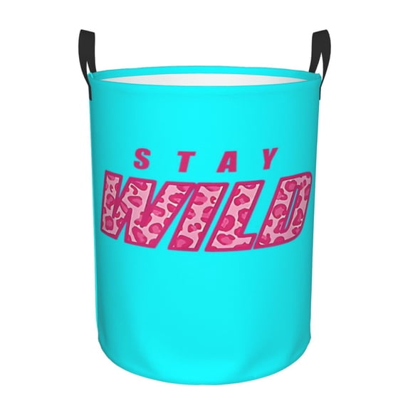 Ben Aze1 Art Stay Leopard Wild Laundry Basket with Handle Waterproof ...