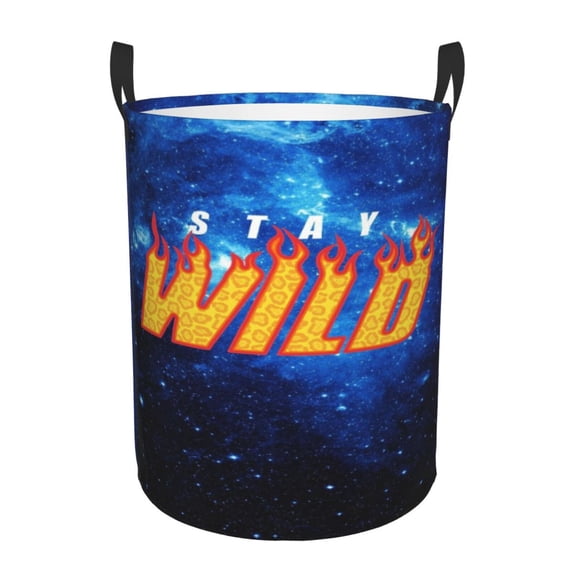 Ben Aze1 Art Stay Leopard Wild Laundry Basket with Handle Waterproof ...