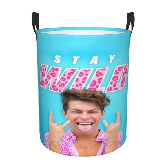 Ben Aze1 Art Stay Leopard Wild Laundry Basket with Handle Waterproof ...