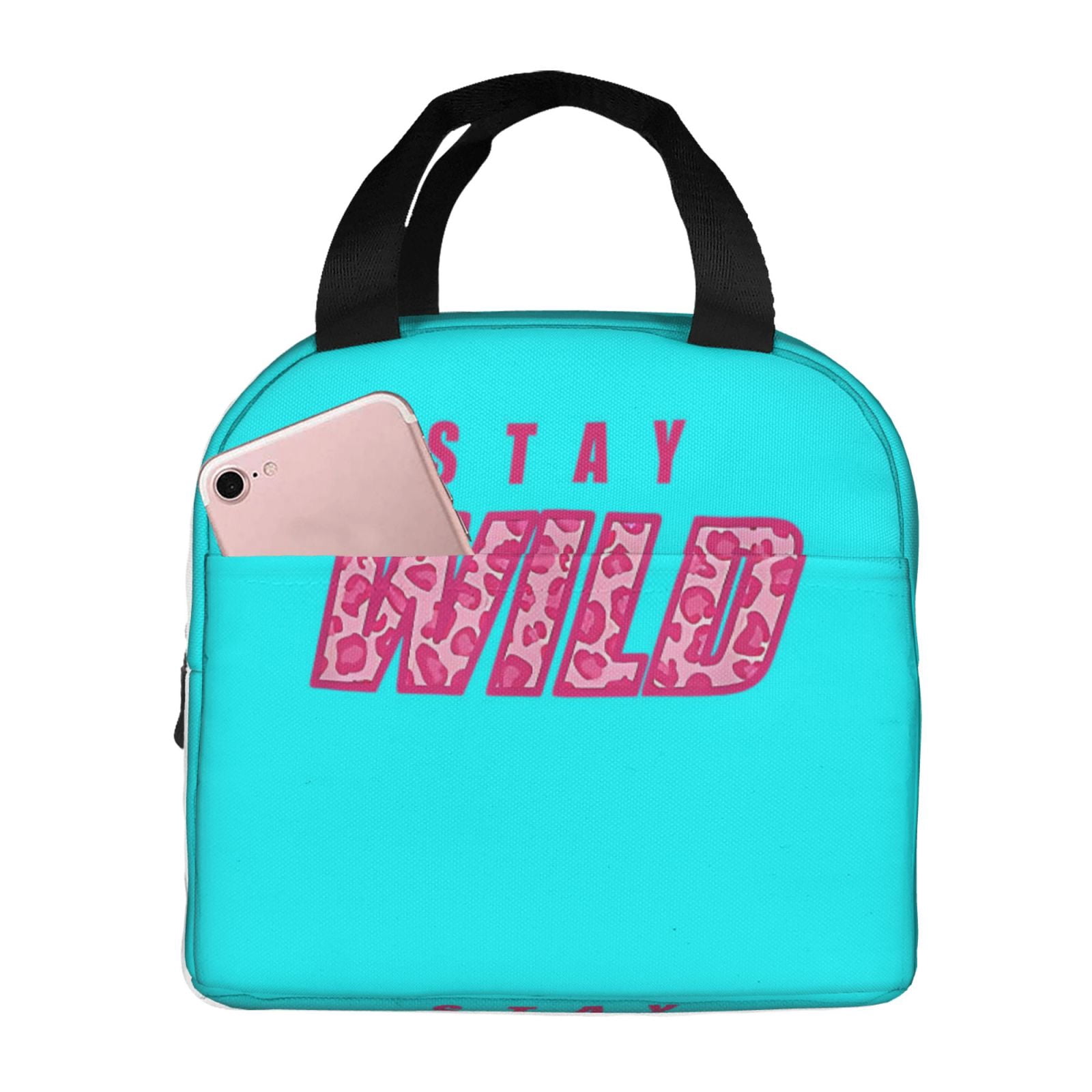 Ben Aze1 Art Stay Leopard Wild Lunch Bag Lunch Box Reusable Bento Box ...