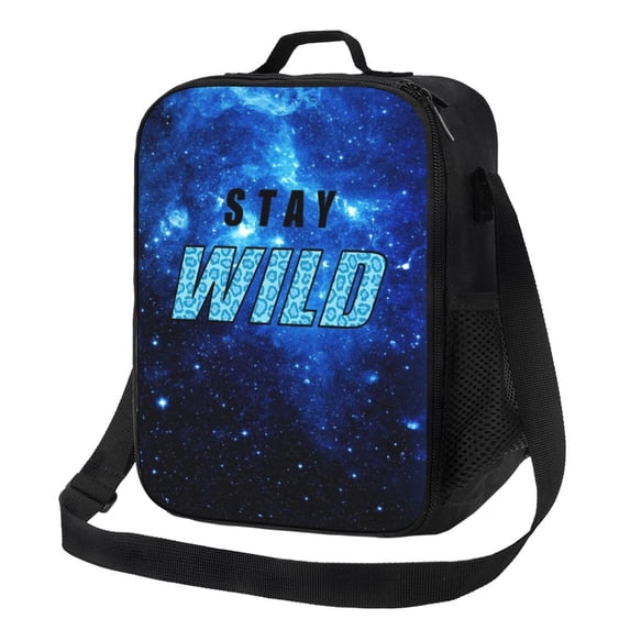 Ben Aze1 Art Stay Leopard Wild Lunch Bag Portable Insulation Lunch Box ...