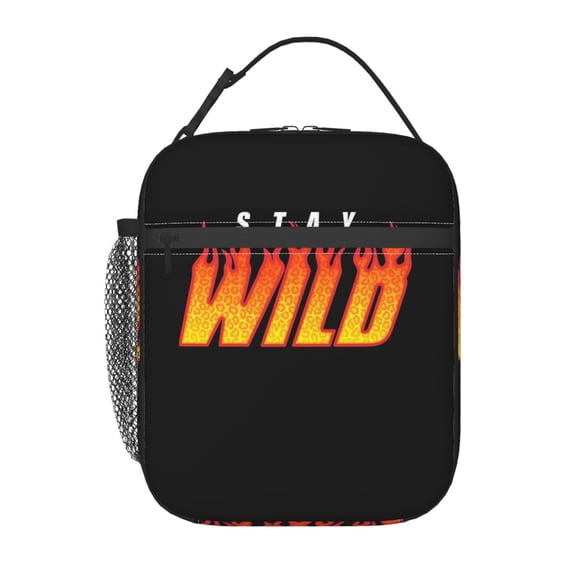 Ben Aze1 Art Stay Leopard Wild Lunch Bag Portable Lnsulation Lunch Box ...