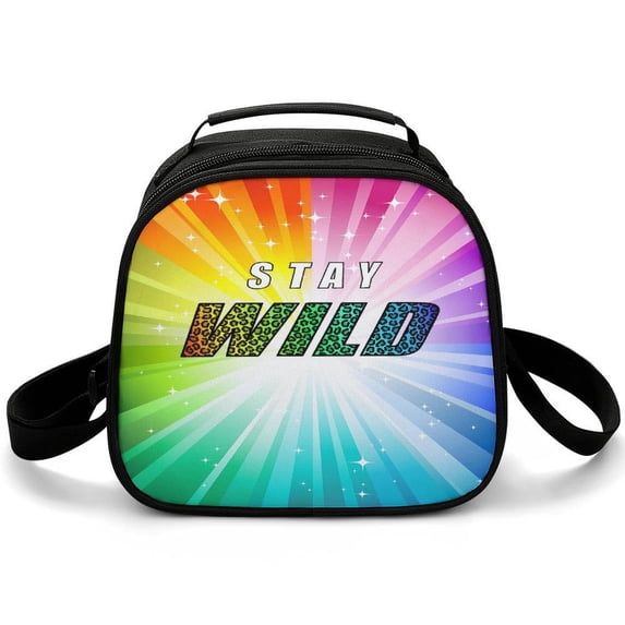 Ben Aze1 Art Stay Leopard Wild Lunch Box with Portable Tableware Lunch ...