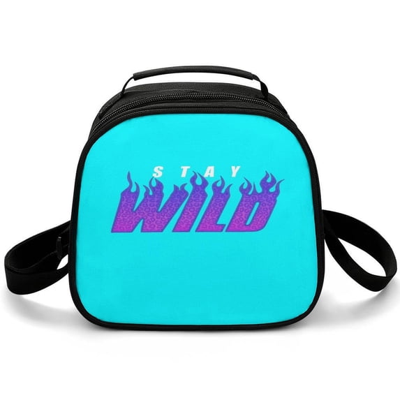 Ben Aze1 Art Stay Leopard Wild Lunch Box with Portable Tableware Lunch ...