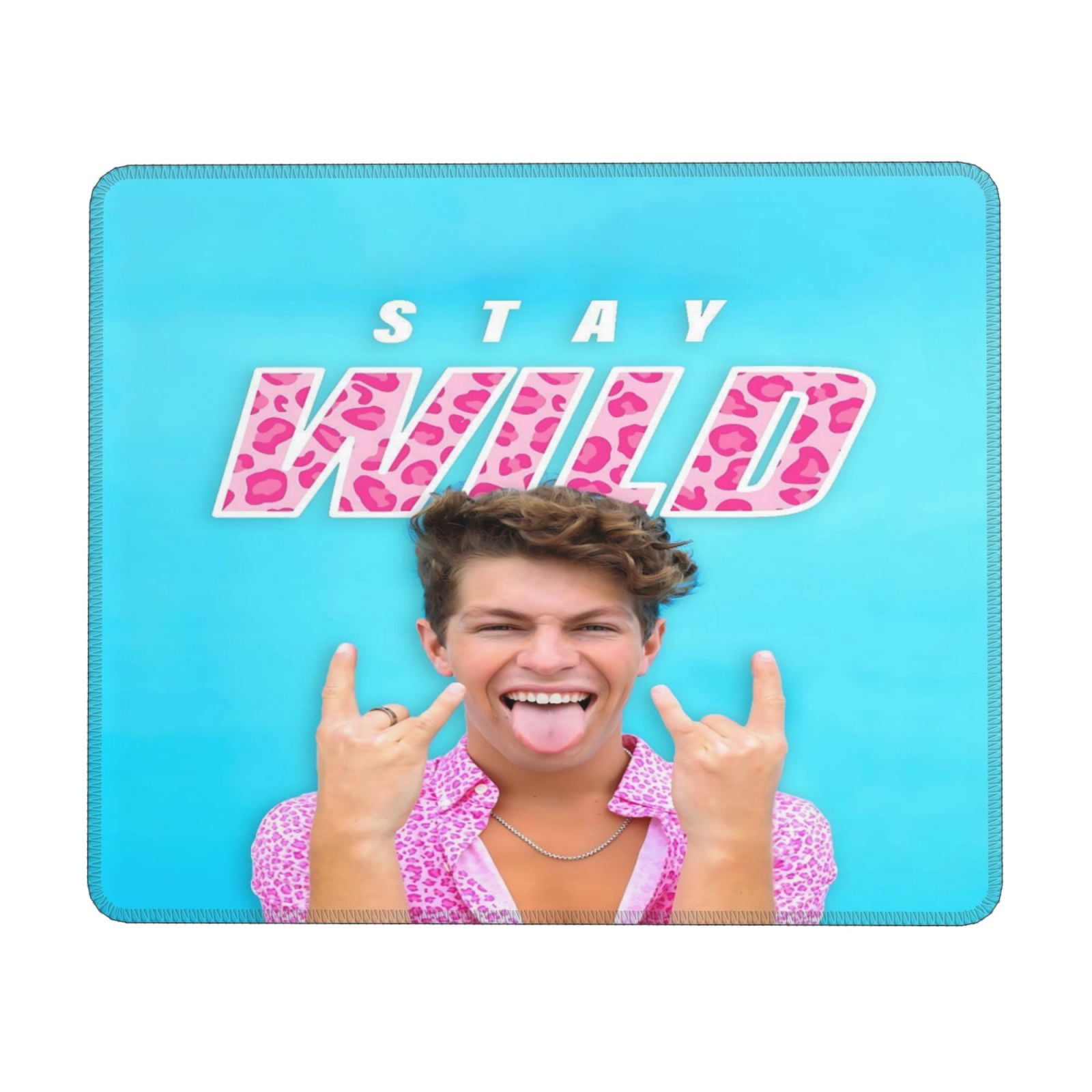 Ben Aze1 Art Stay Leopard Wild Rubber Lock Edge Mouse Pad Office Mouse ...