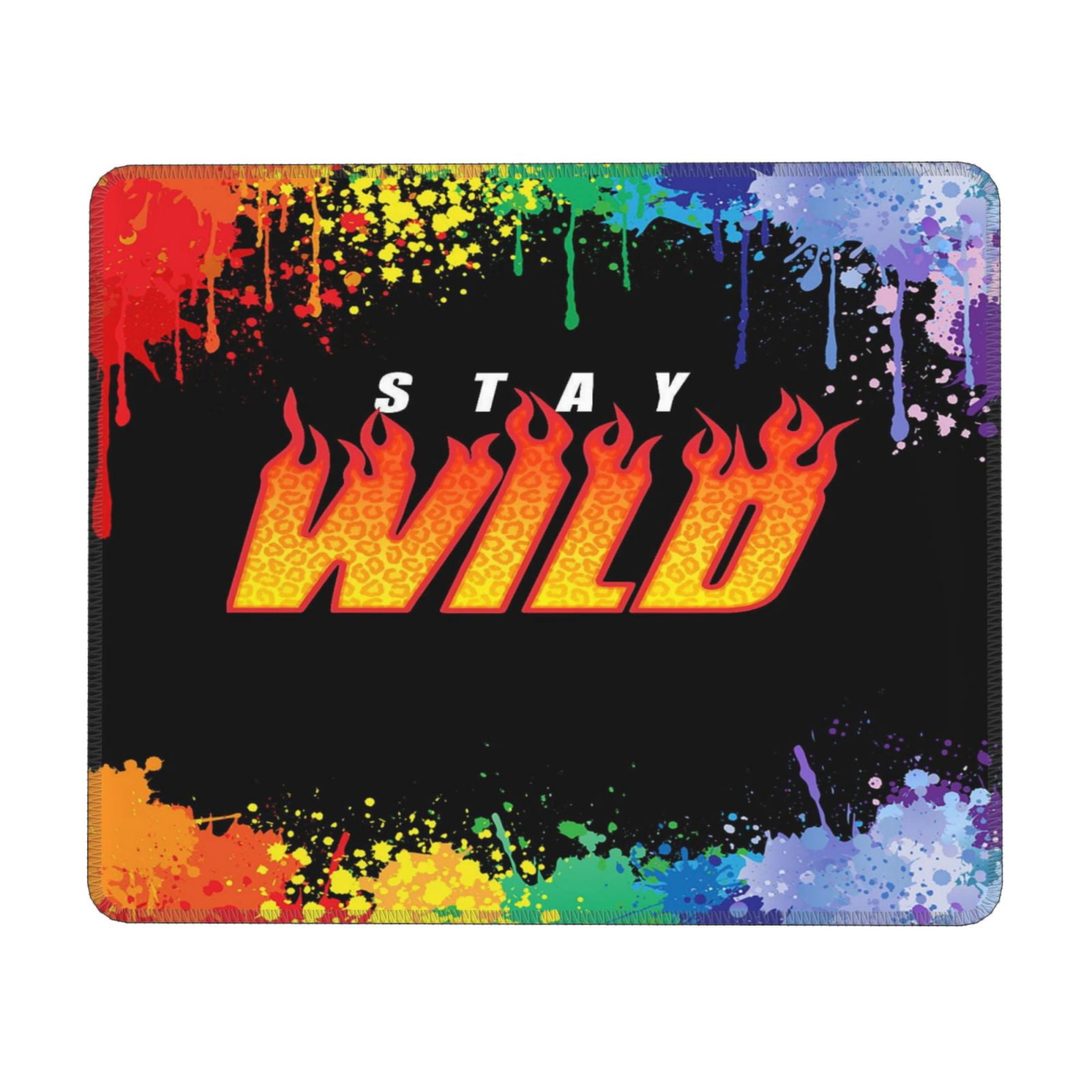 Ben Aze1 Art Stay Leopard Wild Rubber Lock Edge Mouse Pad Office Mouse ...