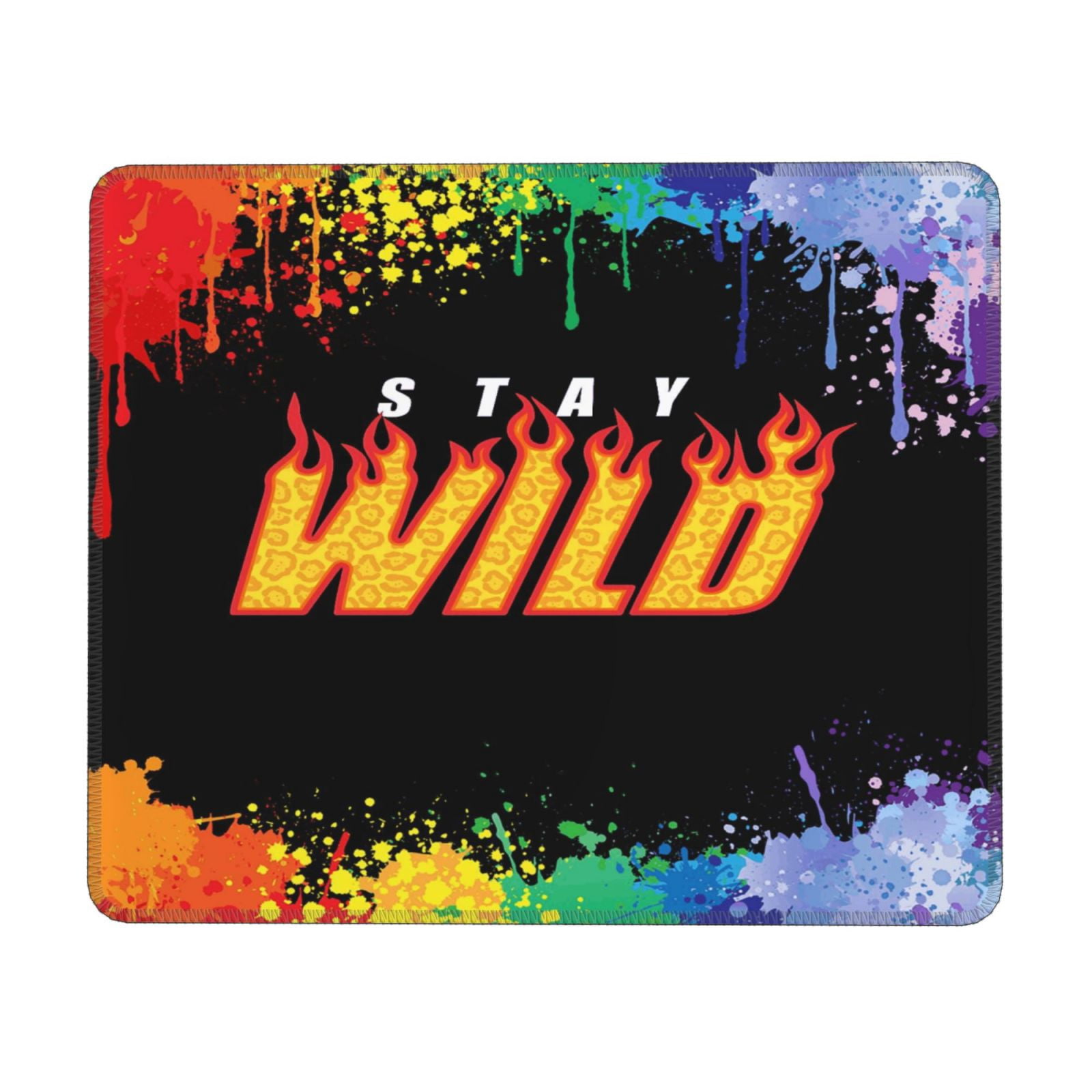 Ben Aze1 Art Stay Leopard Wild Rubber Lock Edge Mouse Pad Office Mouse ...