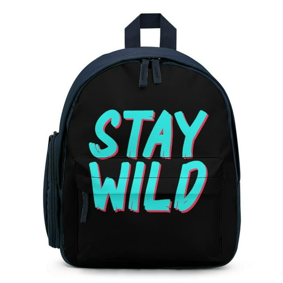 Ben Azelart Stay Wild Backpack, Lightweight Casual Daypack, Durable ...