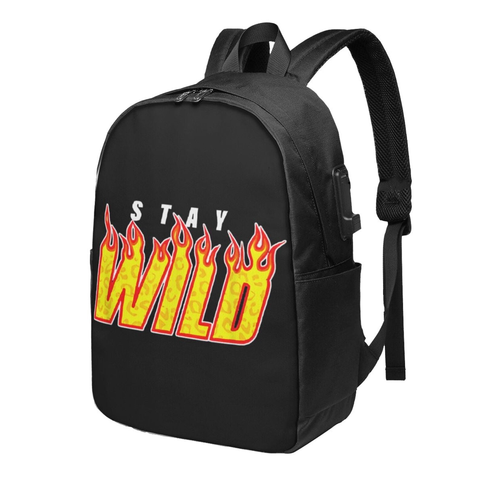 Ben Azelart Stay Wild Backpack for Men Women Teen , Water Resistant ...