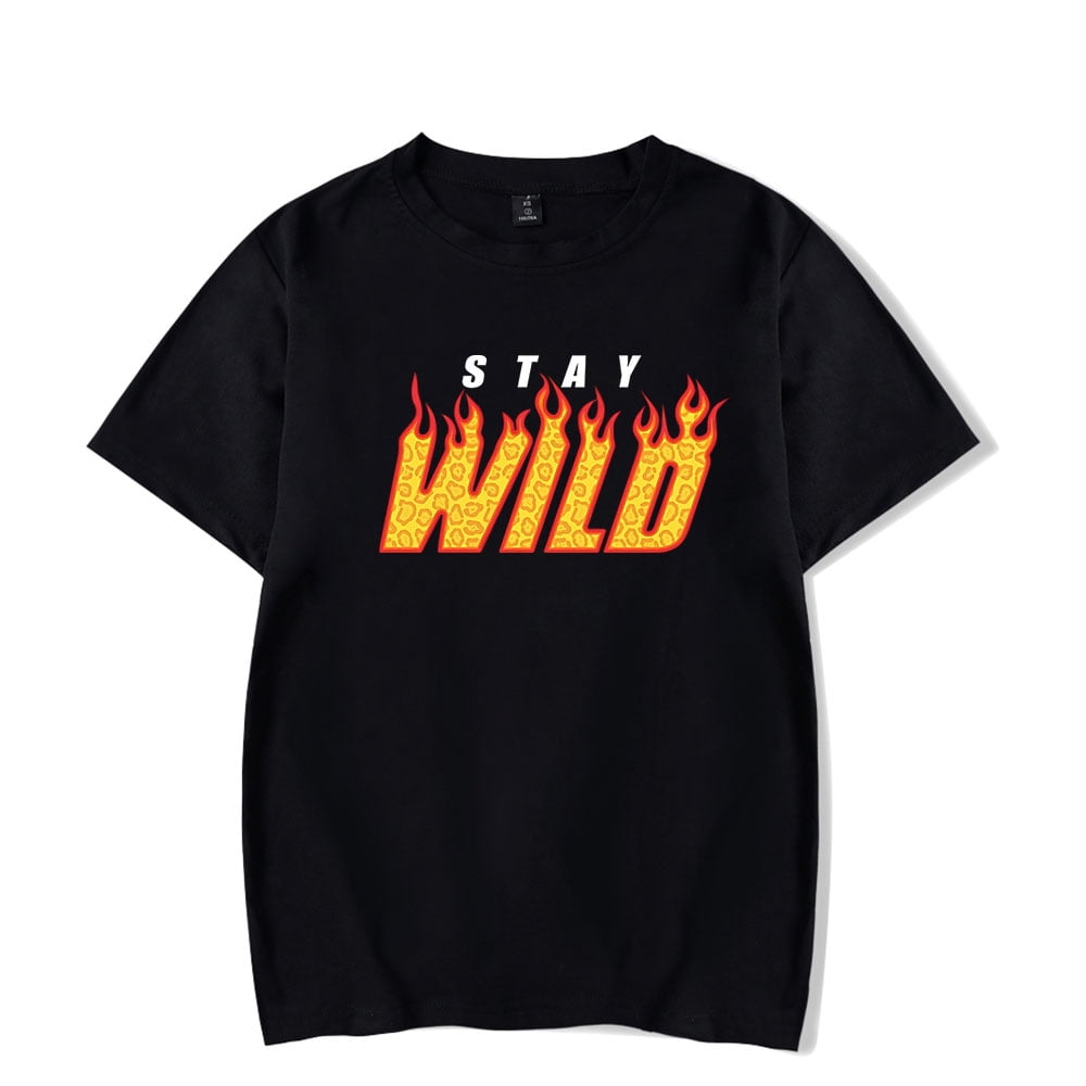Ben Azelart Stay Wild Fire T-Shirt Merch Women Men Fashion Hiphop ...