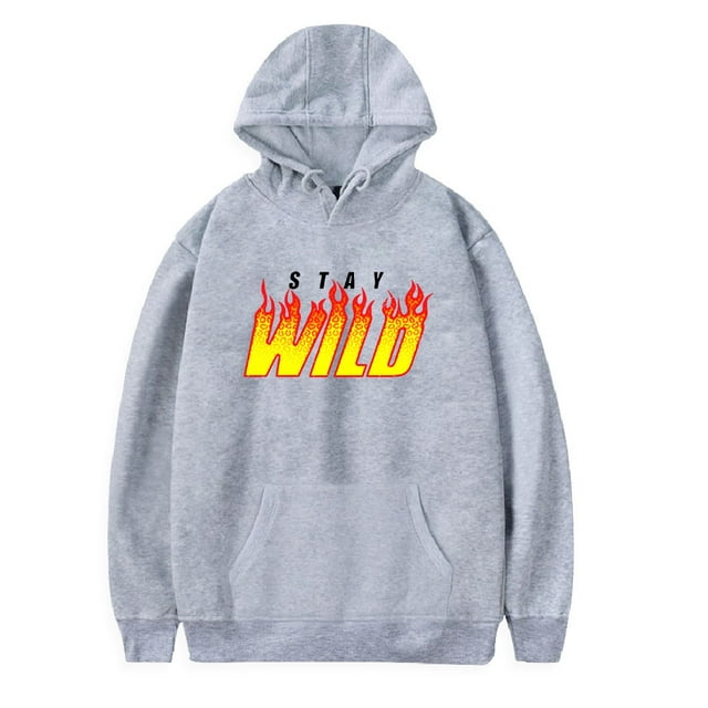Ben Azelart Stay Wild Hoodie Women Men Long Sleeve Hooded Sweatshirt ...