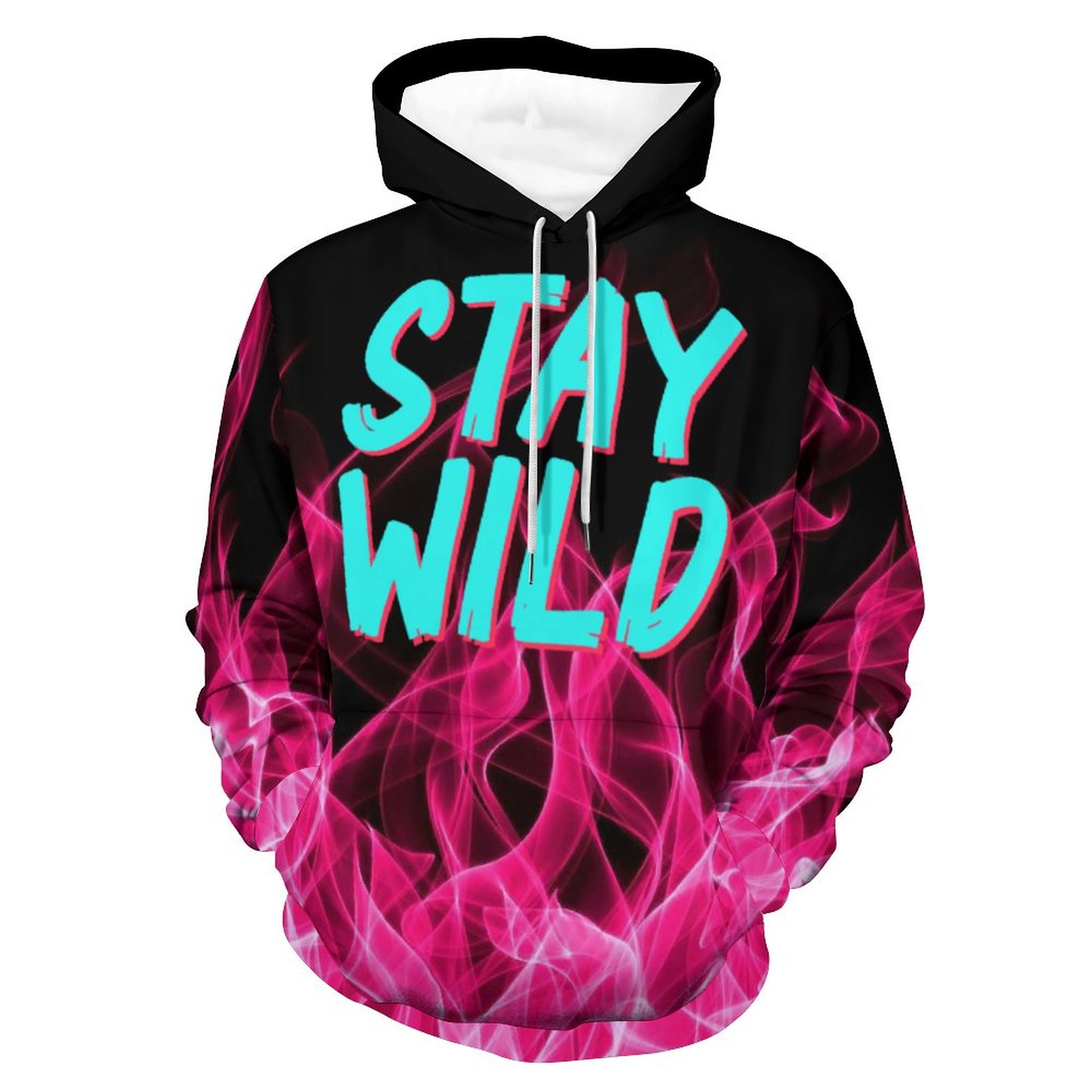 Ben Azelart Stay Wild Hoodies for Men Women, Pullover Hoodie with ...