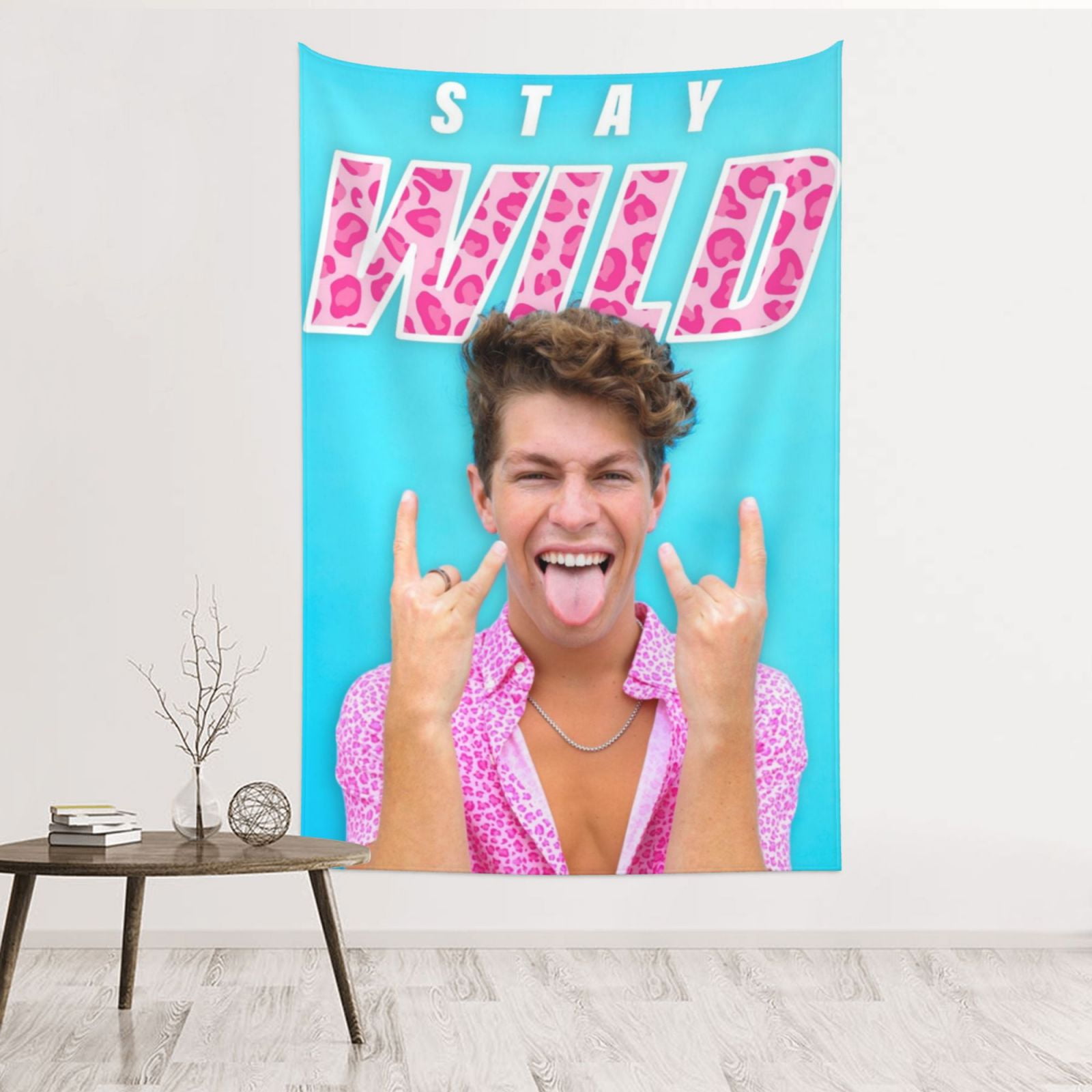 Ben Azelart Stay Wild Tapestry Wall Hanging Home Decoration Wall ...