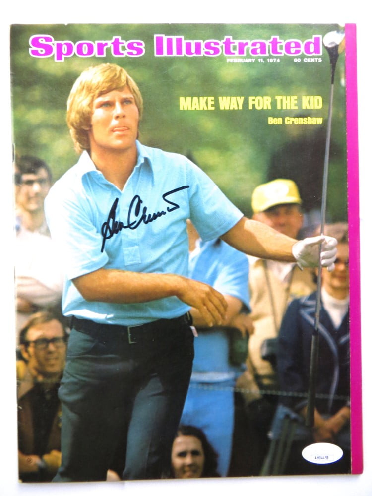 Ben Crenshaw Signed Autographed Magazine Sports Illustrated 1974 PGA ...