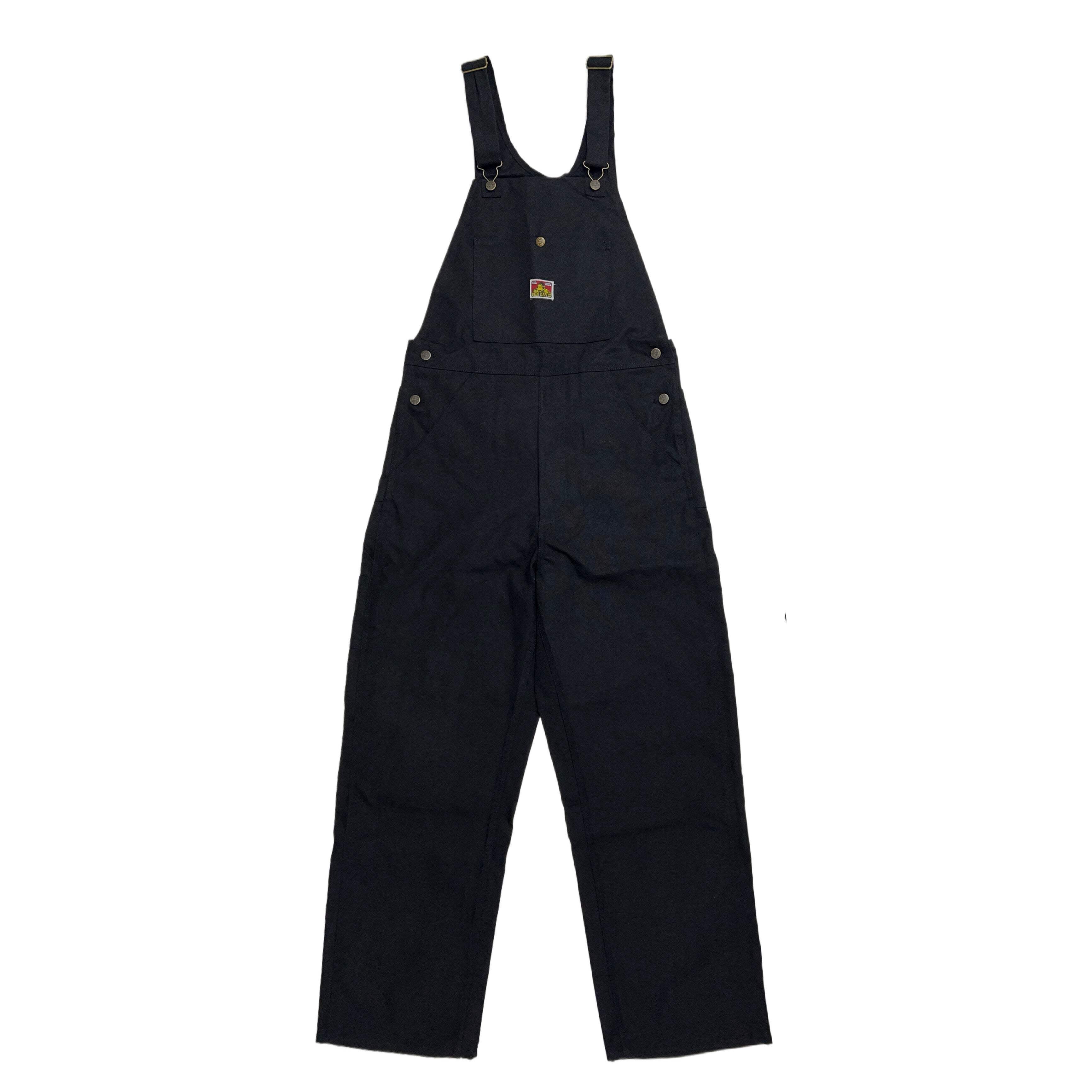 Ben Davis Bib Overalls - Black - Walmart.com