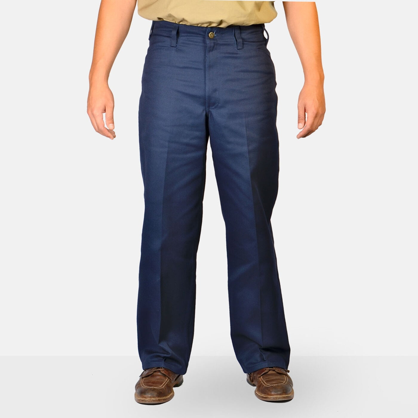 Ben Davis Men's Original Ben's Regular Twill Flat Front Work Pants 698 ...