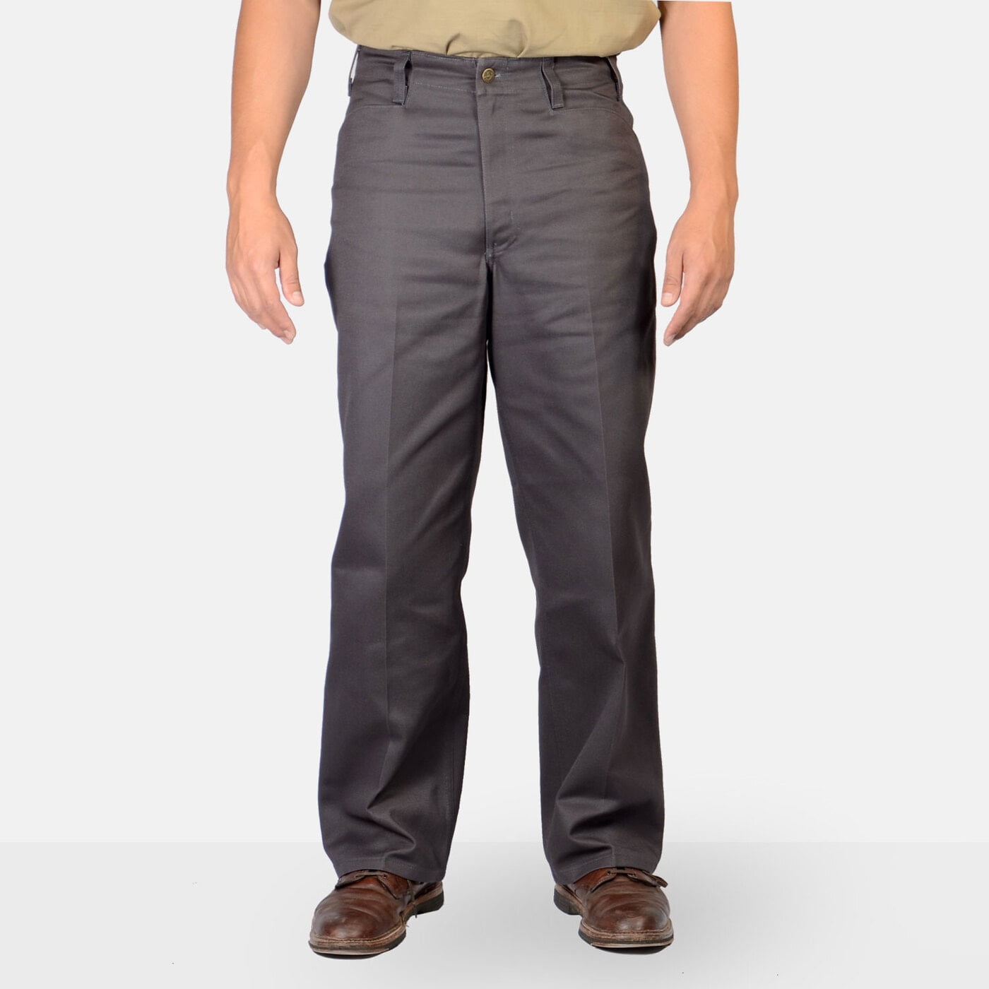 Ben Davis Men's Original Ben's Regular Twill Flat Front Work Pants ...