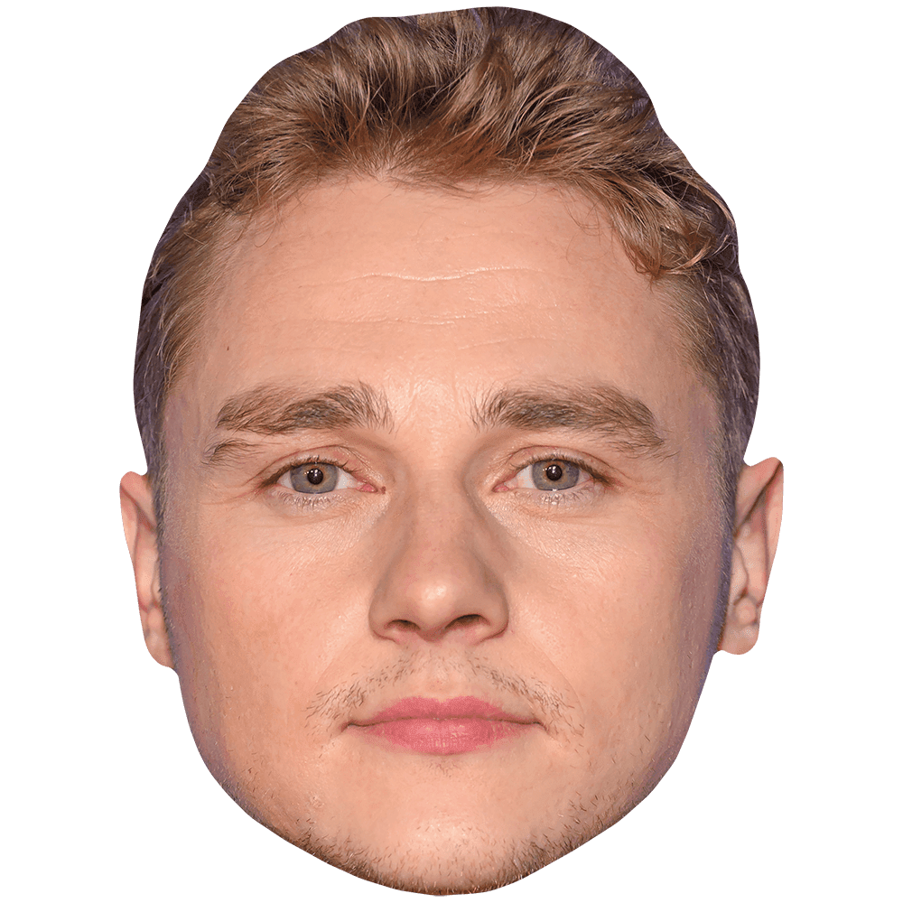 Ben Hardy (Moustache) Big Head. Larger than life mask. - Walmart.com