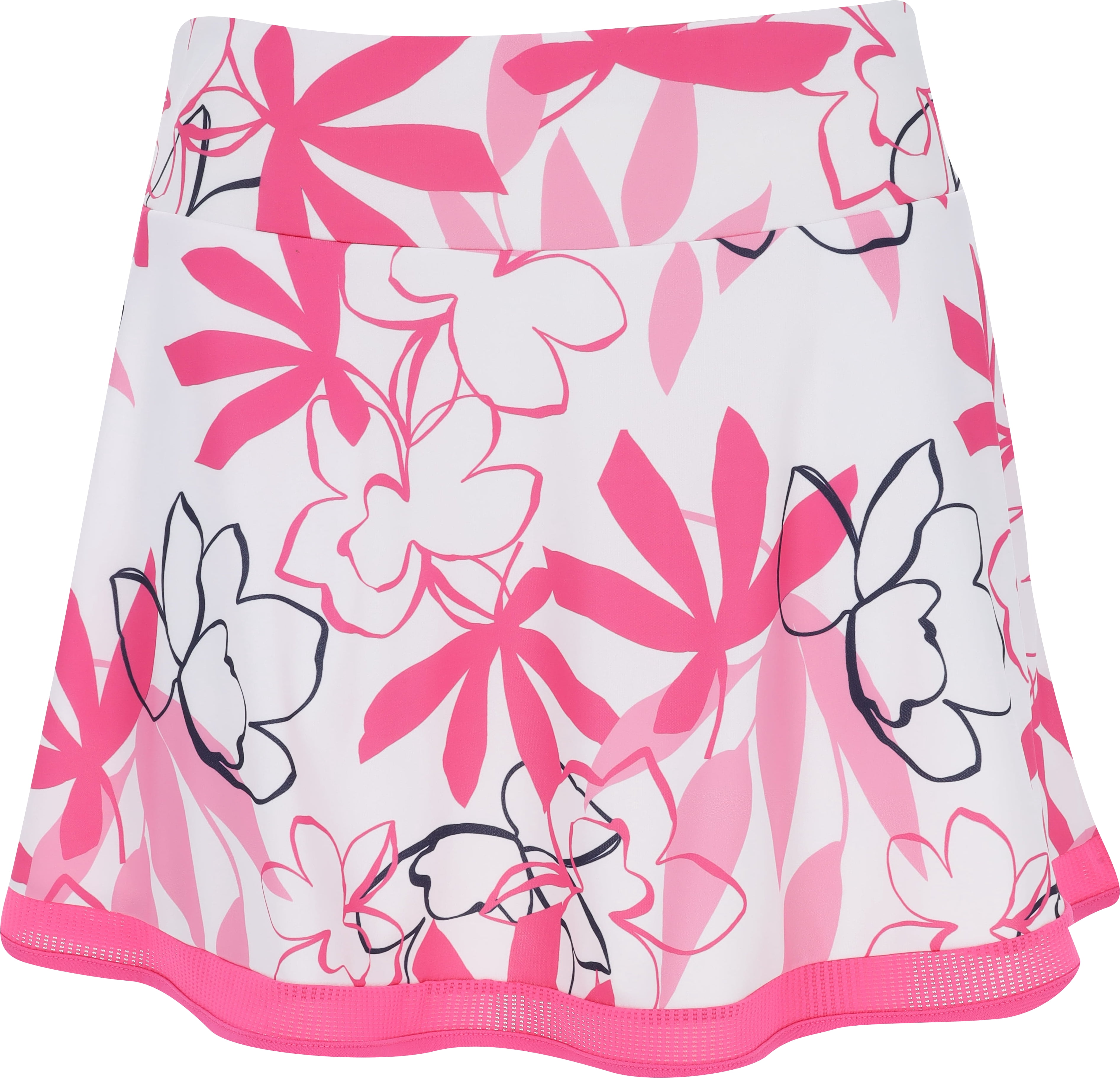 Ben Hogan 16" Blossom Printed Bright White Skort Women XS - Walmart.com