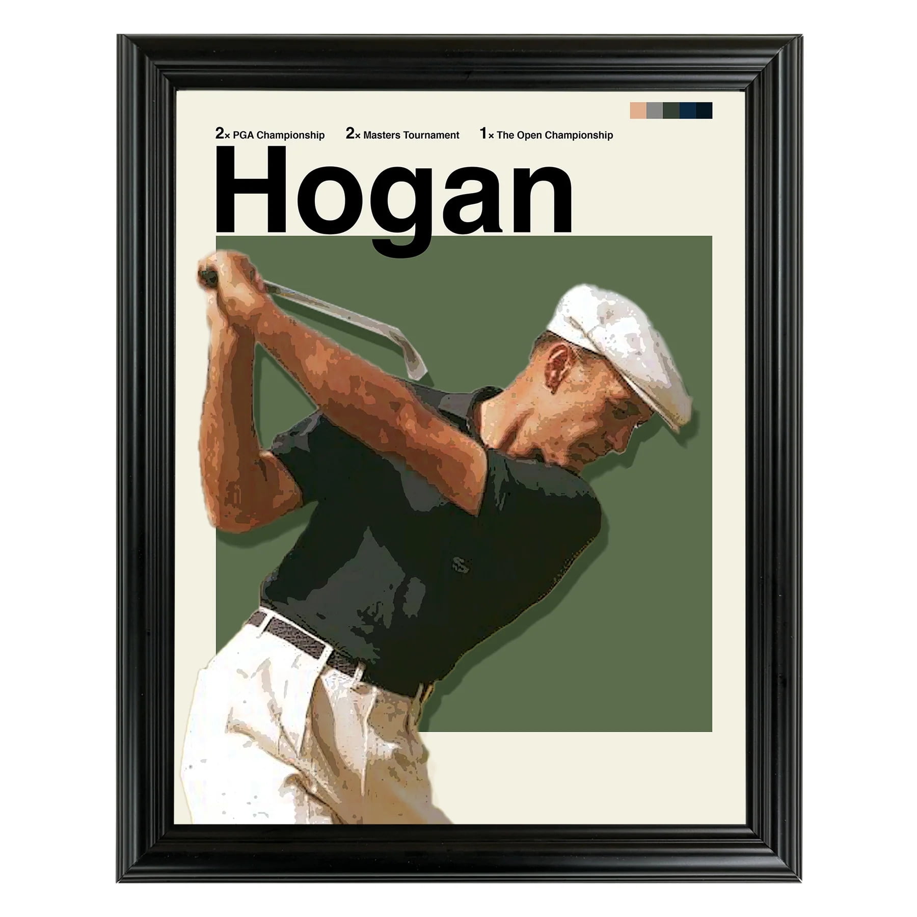 Ben Hogan Framed Sports Art Photo by Thomas Maxwell - Walmart.com