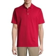 Ben Hogan Men's & Big Men's Performance Easy Care Solid Short Sleeve Polo Shirt, up to 5XL ...