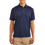 3-Pack Men's Regular-Fit Short Sleeve Pique Polo Shirts with Ribbed Collar & Armbands, Sizes S ...