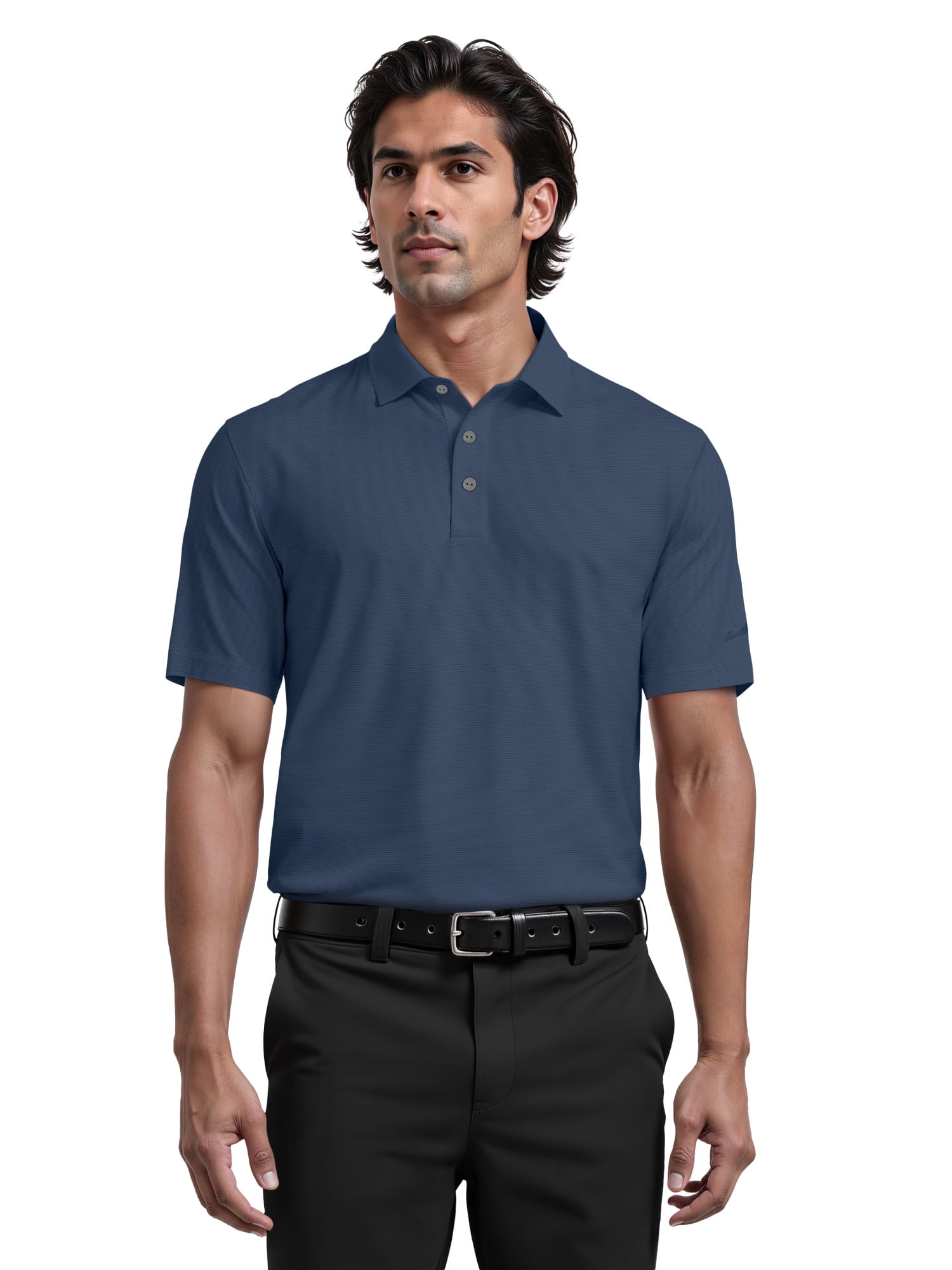 Ben Hogan Men's & Big Men's Performance Solid Polo Shirt with Short Sleeves, Sizes S-5XL ...