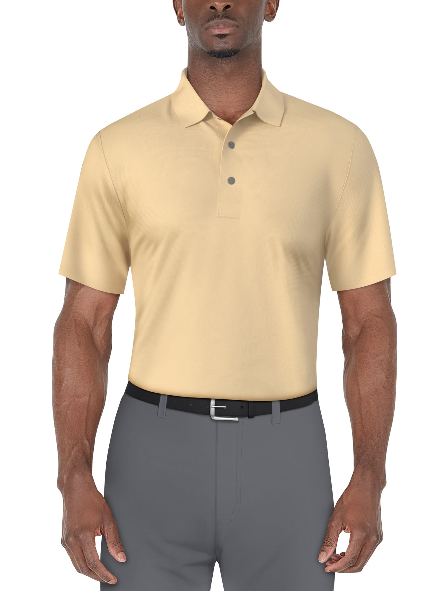 Ben Hogan Men's & Big Men's Performance Solid Polo Shirt with Short ...