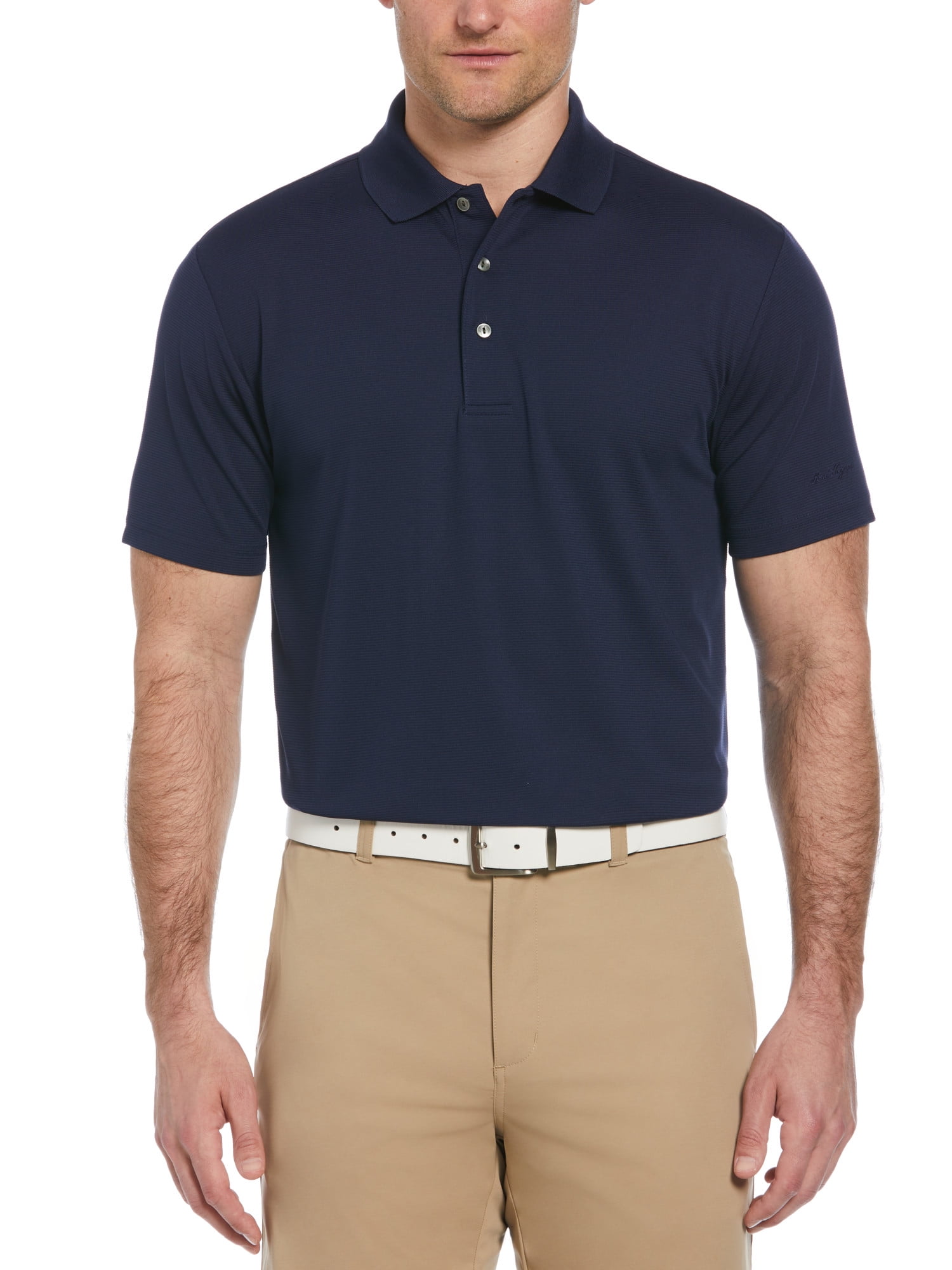 Ben Hogan Men's & Big Men's Performance Easy Care Solid Short Sleeve ...