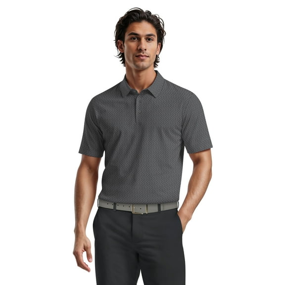 Ben Hogan Men's & Big Men's Performance Golf Themed Short Sleeve Polo ...