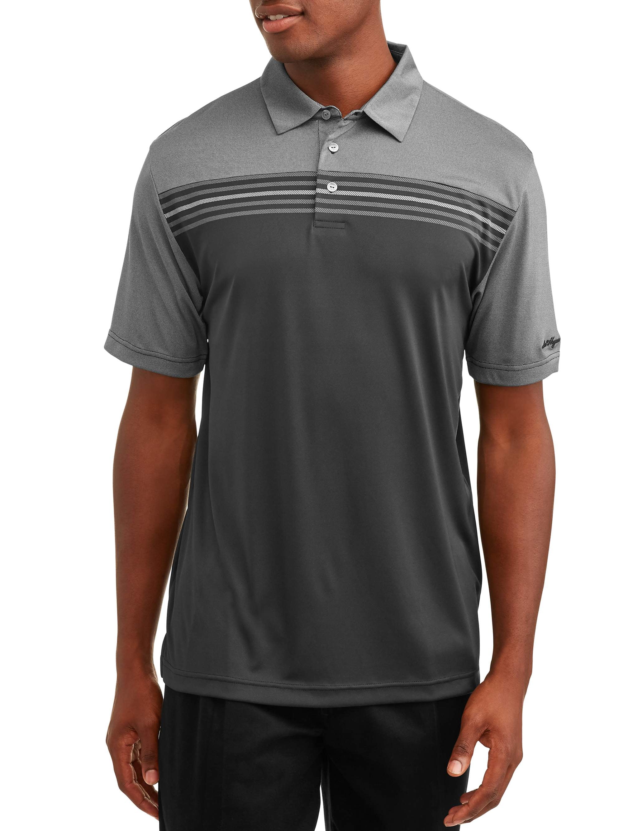 Ben Hogan Men's Performance Short Sleeve Color Block Golf Polo Shirt ...