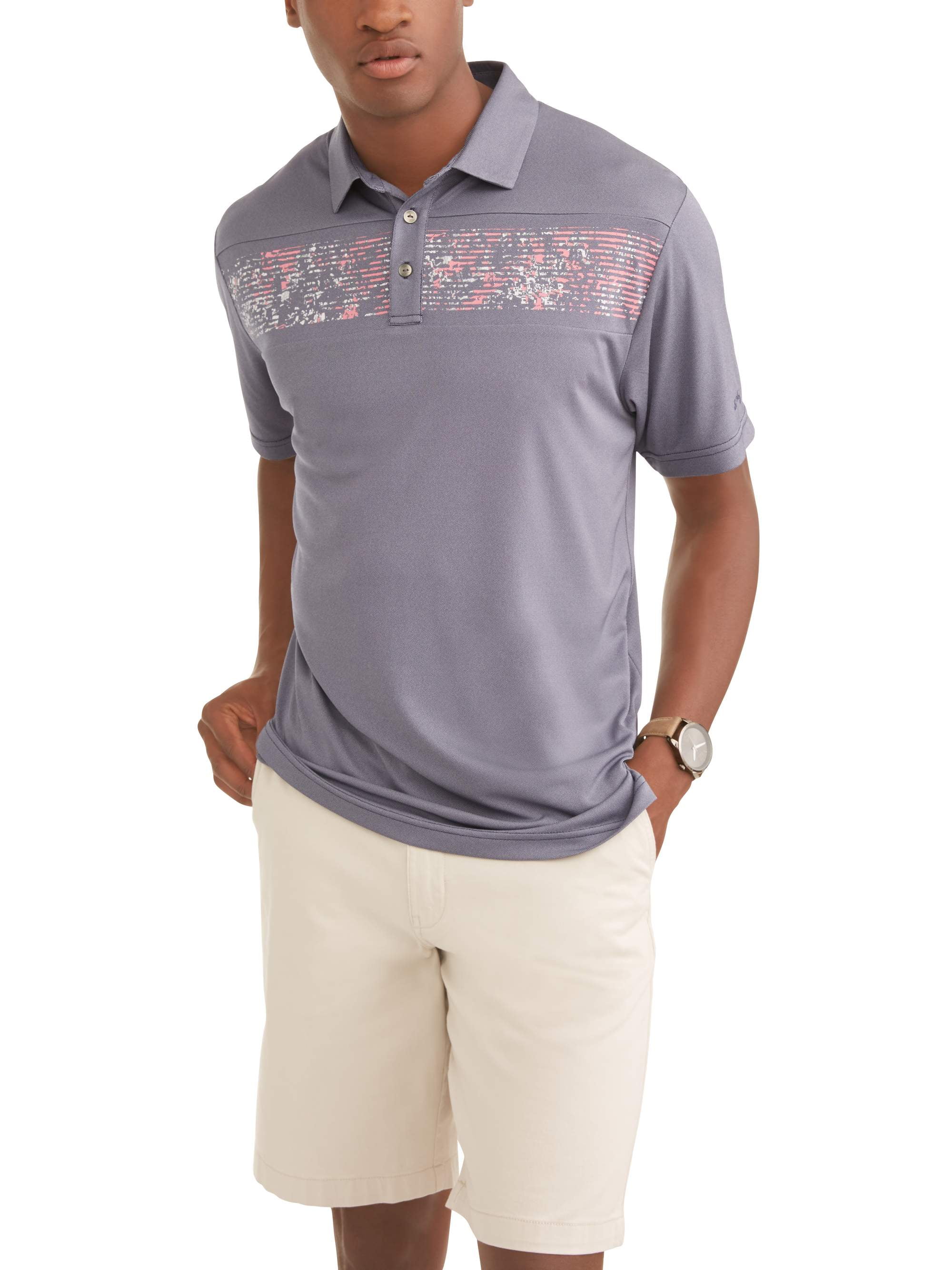 Ben Hogan Men's Performance Short Sleeve Premium Lightweight Polo Shirt ...