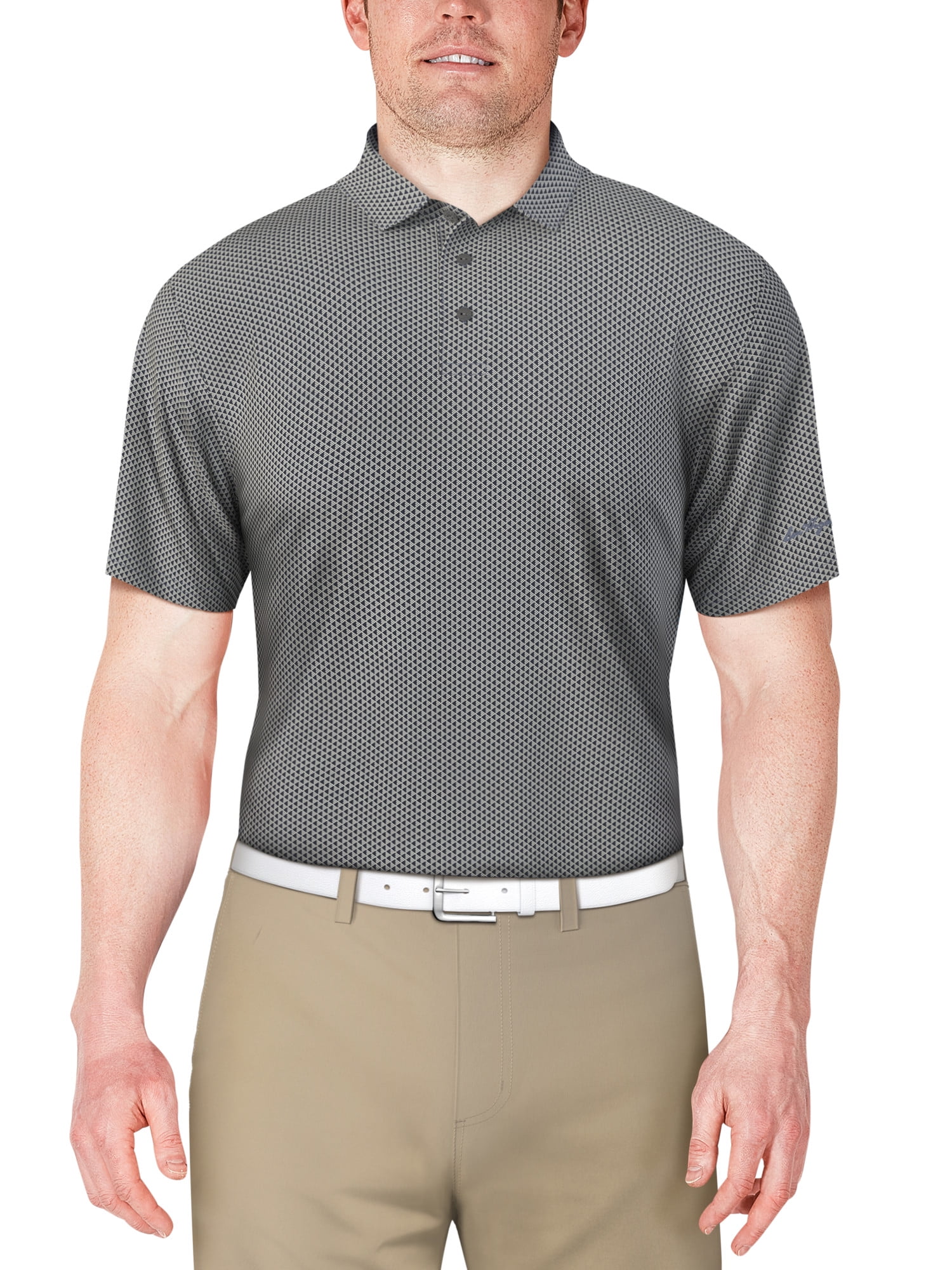 Ben Hogan Men's and Big Men’s Birdseye Geometric Print Jacquard Golf ...