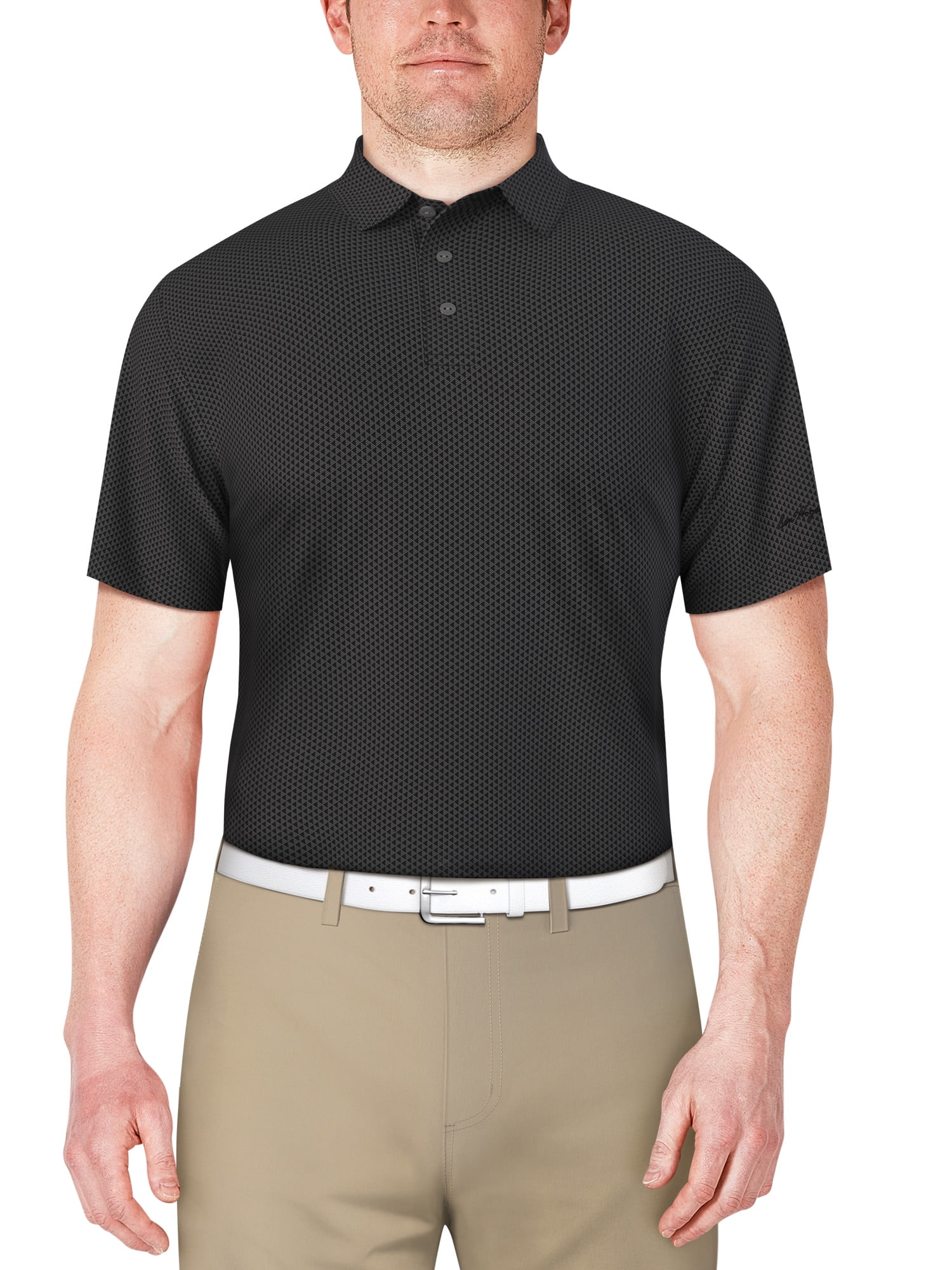 Ben Hogan Men's and Big Men’s Birdseye Geometric Print Jacquard Golf ...