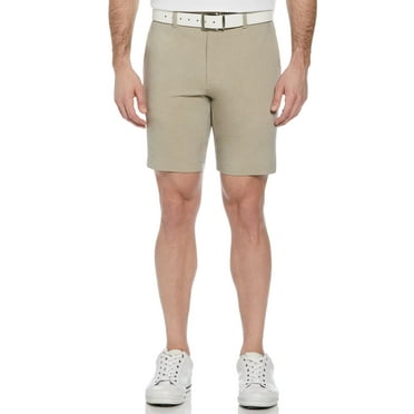 George Men's and Big Men's Flat Front Shorts, 9" Inseam, Sizes 30-46 ...