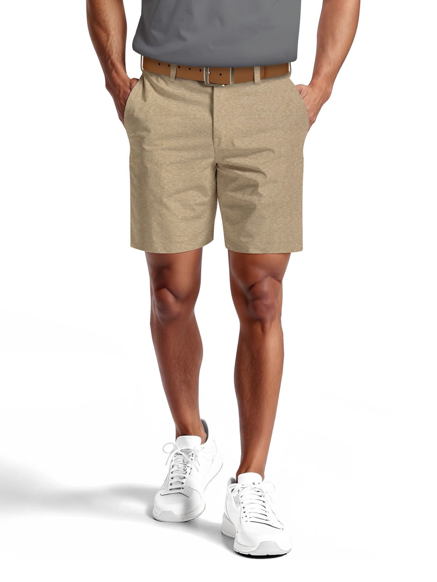 Ben Hogan Men's & Big Men's Stretch Golf Shorts with Active Waistband ...