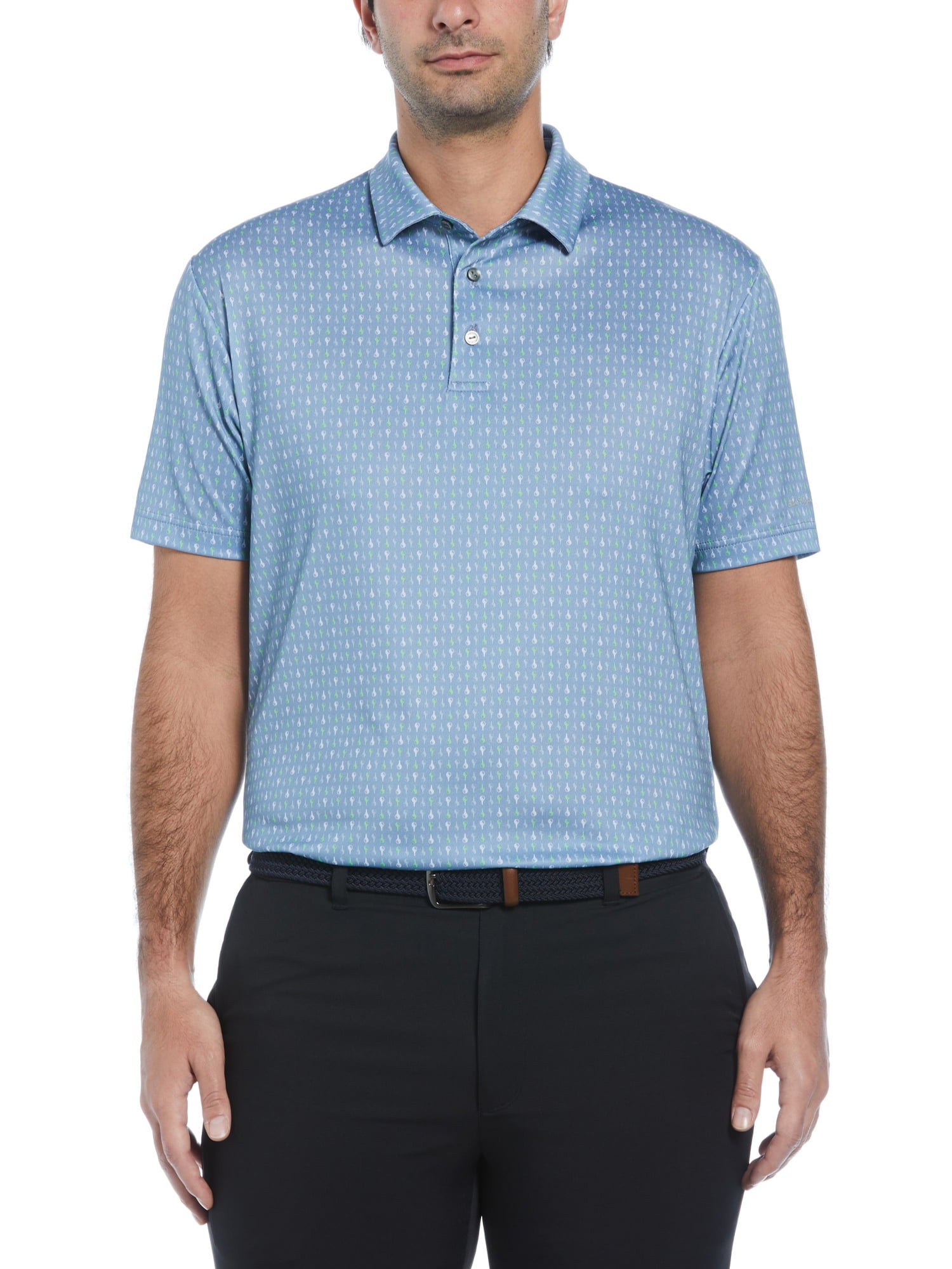 Ben Hogan Men's and Big Men’s Tee and Golf Ball Print Golf Polo Shirt, up to Size 5XL - Walmart.com