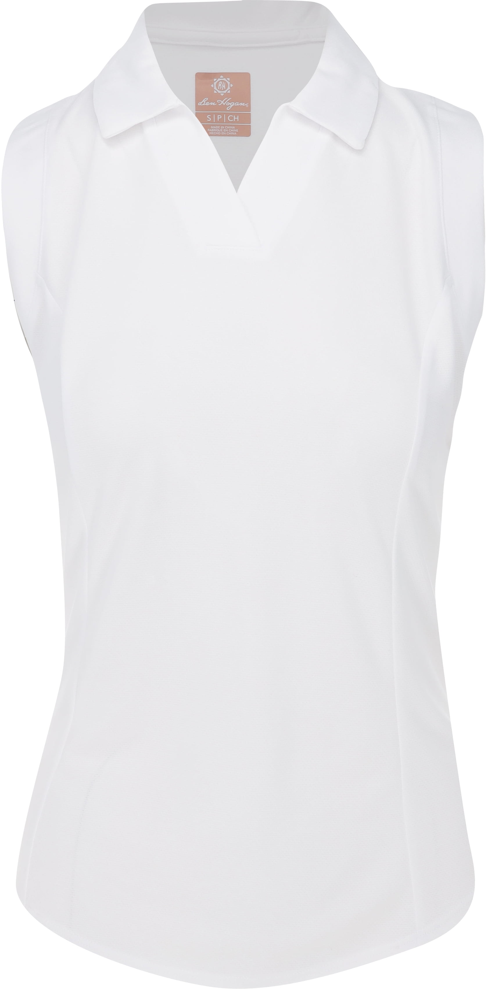 Ben Hogan SL Ventilation Solid Bright White Shirt Women XL - Walmart.com